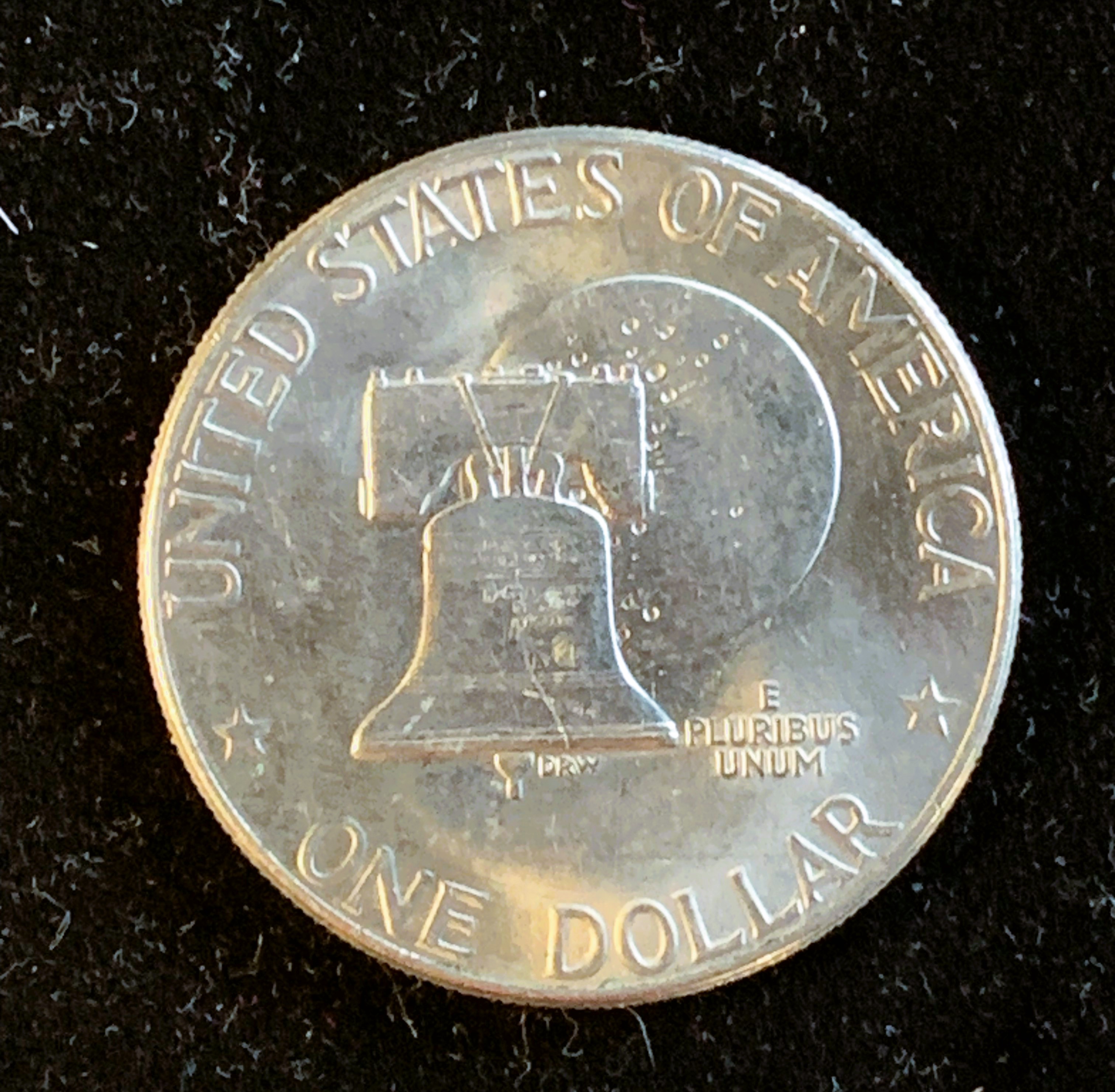 1976-D CLAD UNC "TYPE I" EISENHOWER $1 DOLLAR, BRIGHT LUSTER | Property ...