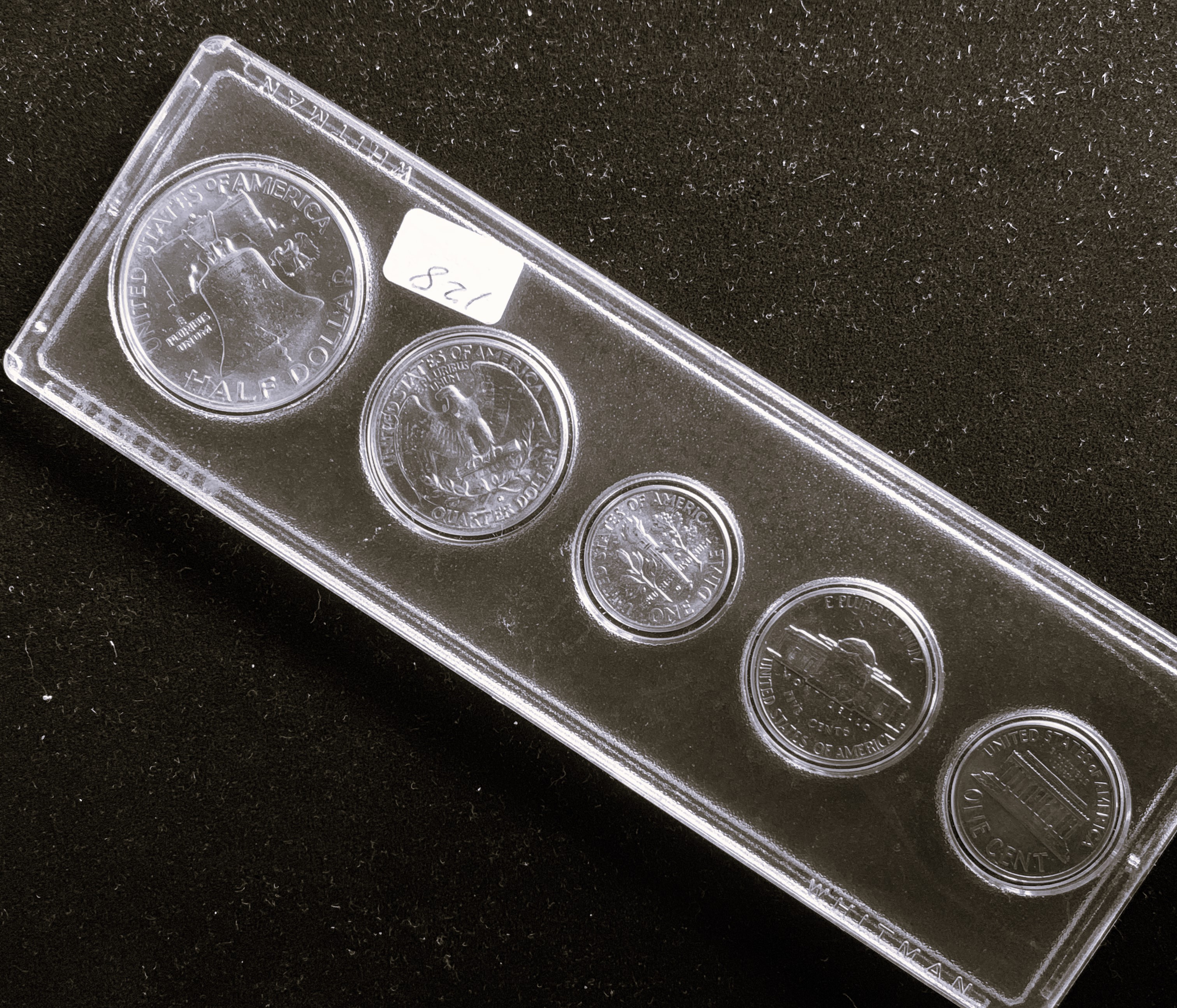 1963 SILVER BU 5 COIN SET, REALLY NICE COINS, IN ORIG US MINT PKG ...