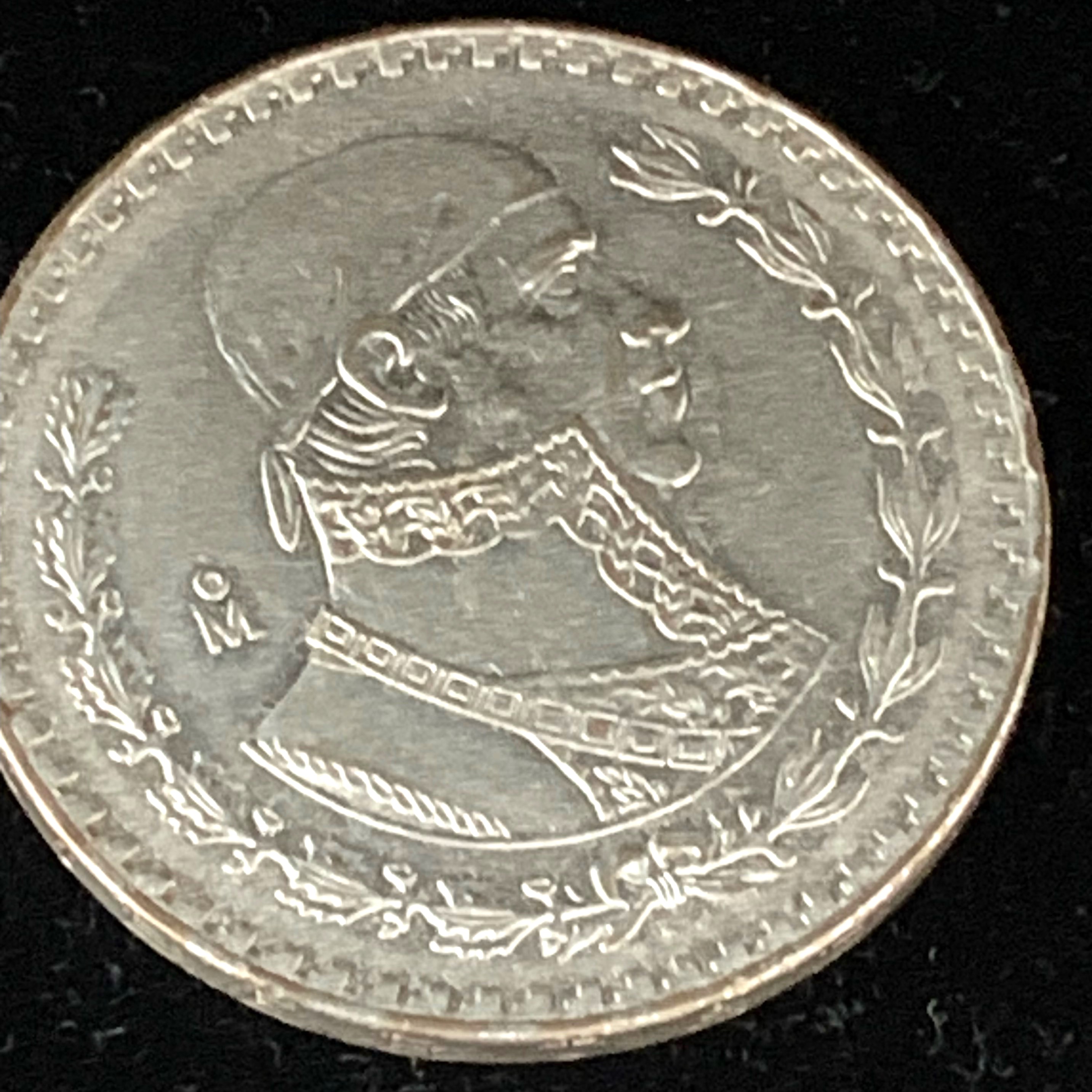 SILVER MEXICO ONE PESO 1959 SILVER COIN | Property Room