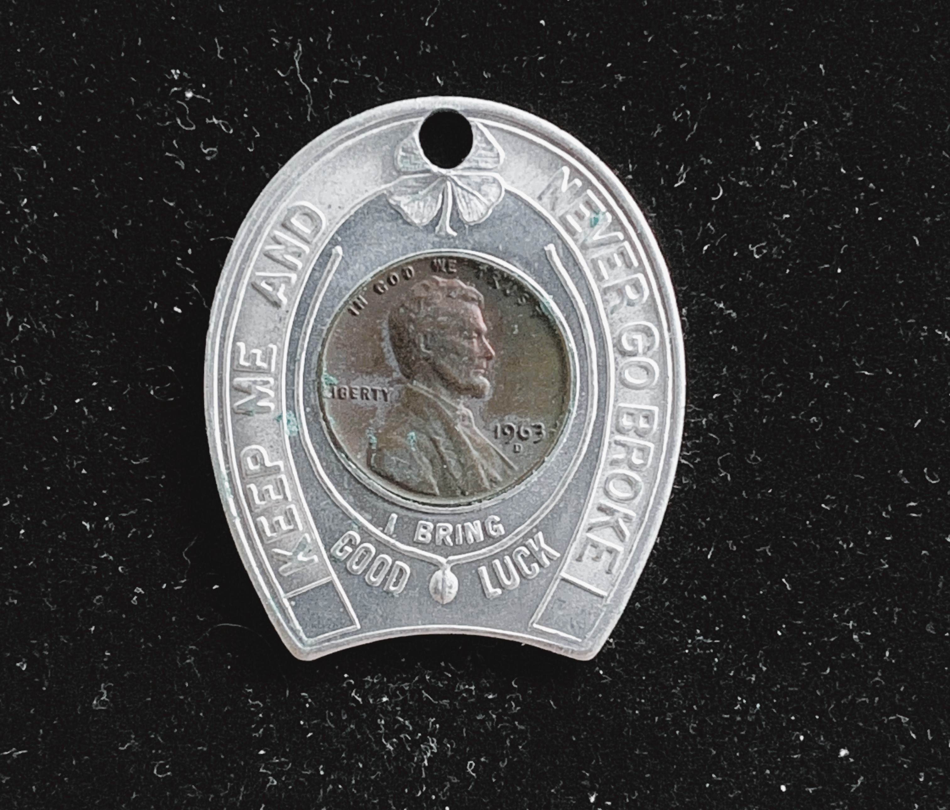 1964-1965 NEW YORK WORLD'S FAIR UNC GOOD LUCK SOUVENIR COIN TOKEN ...