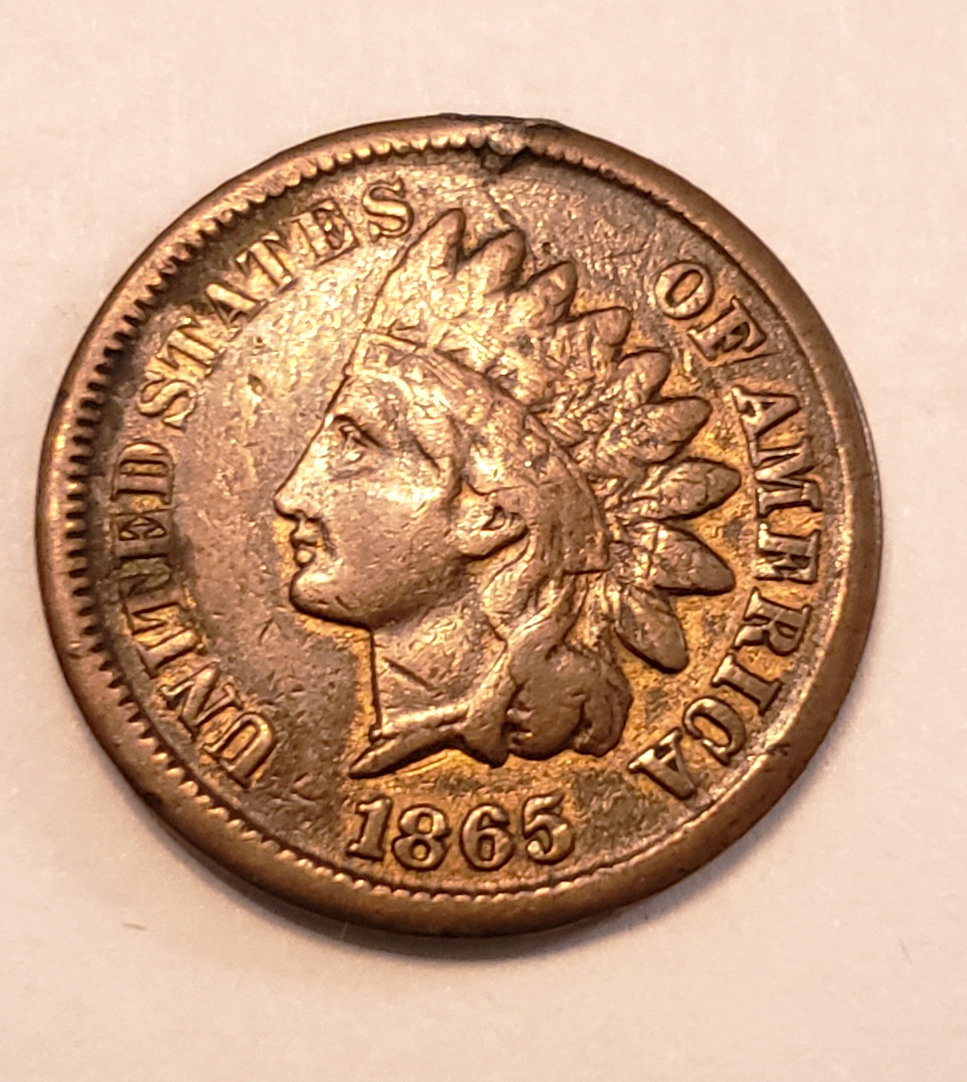 US 1865 Indian Cent (Plain) | Property Room