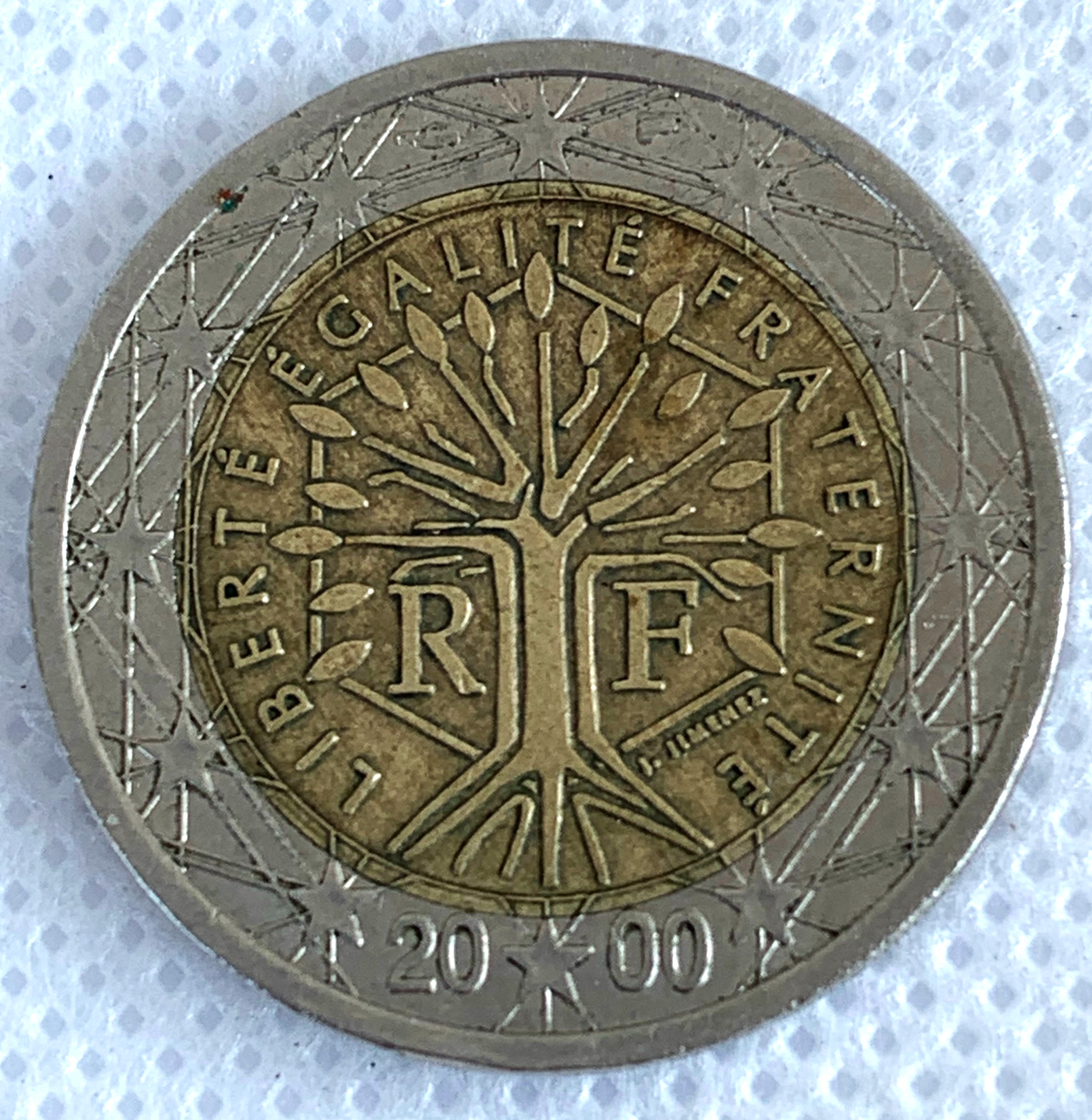 FRANCE 2 EURO 2000 NICE CONDITION | Property Room