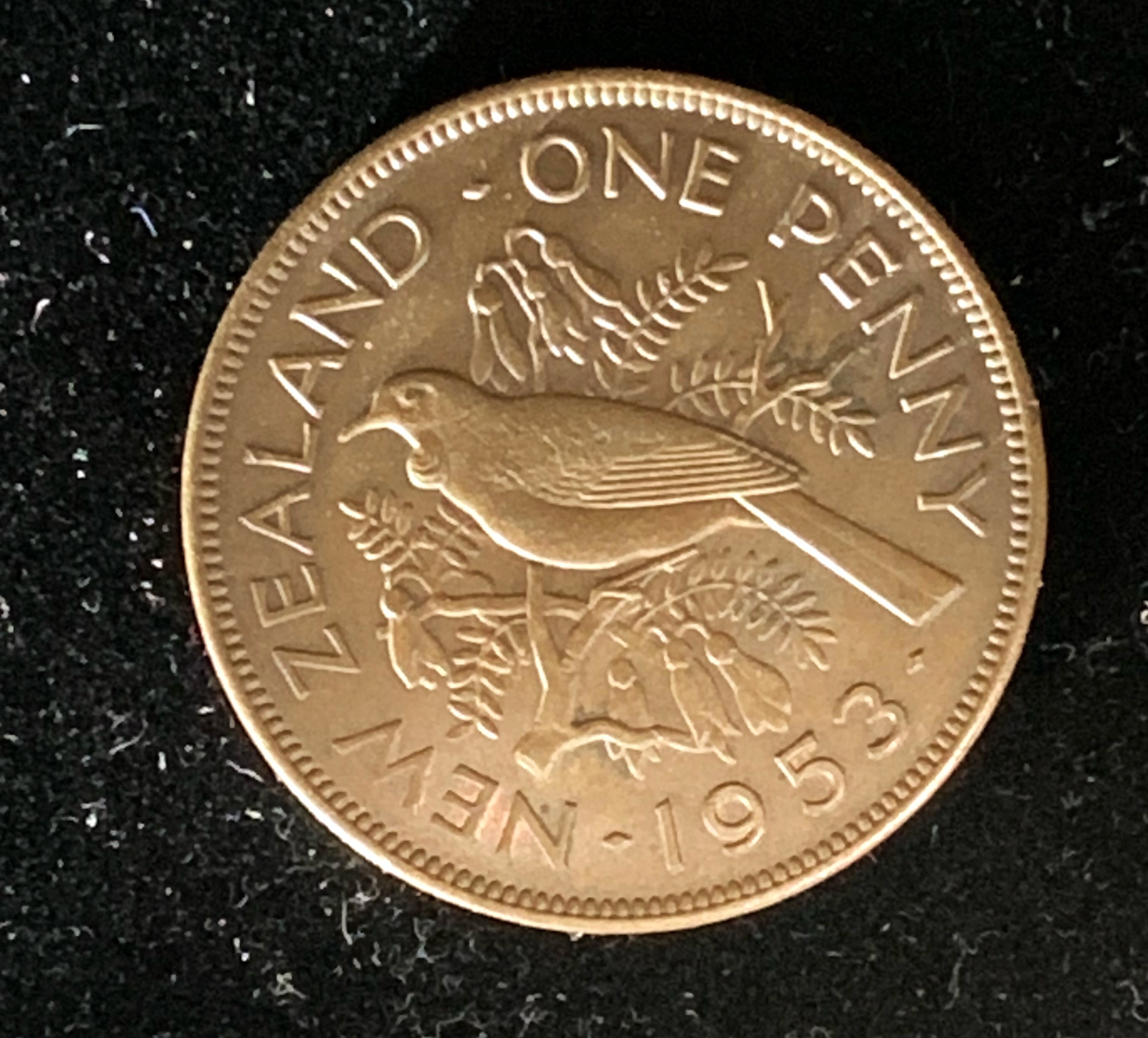 1953 NEW ZEALAND ONE PENNY | Property Room
