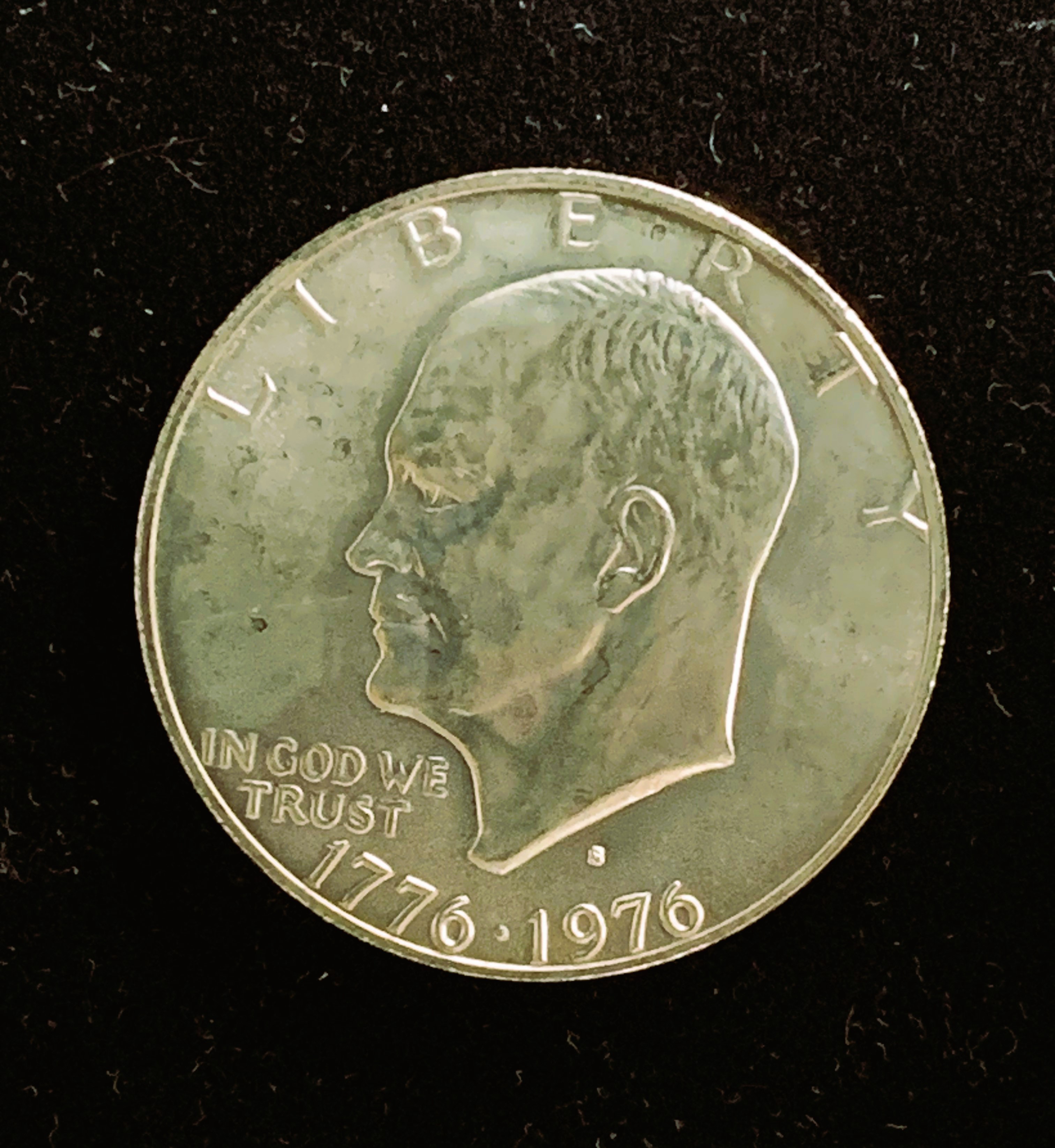 1976-S SILVER PROOF EISENHOWER DOLLAR COIN, BRIGHT LUSTER | Property Room