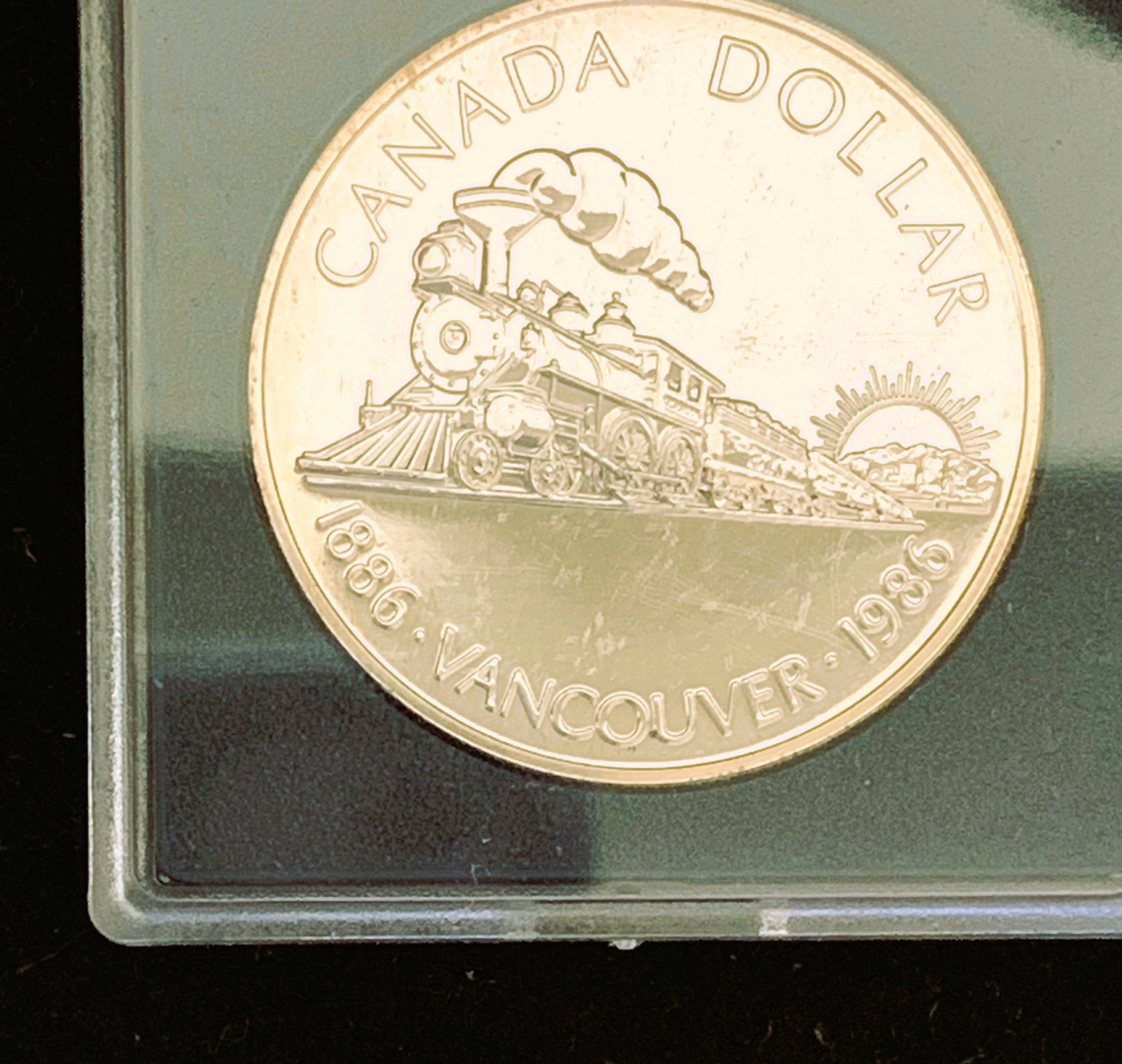 1986 SILVER DOLLAR CANADA, PROOF, HIGH GRADE UNBLEMISHED COIN IN ...