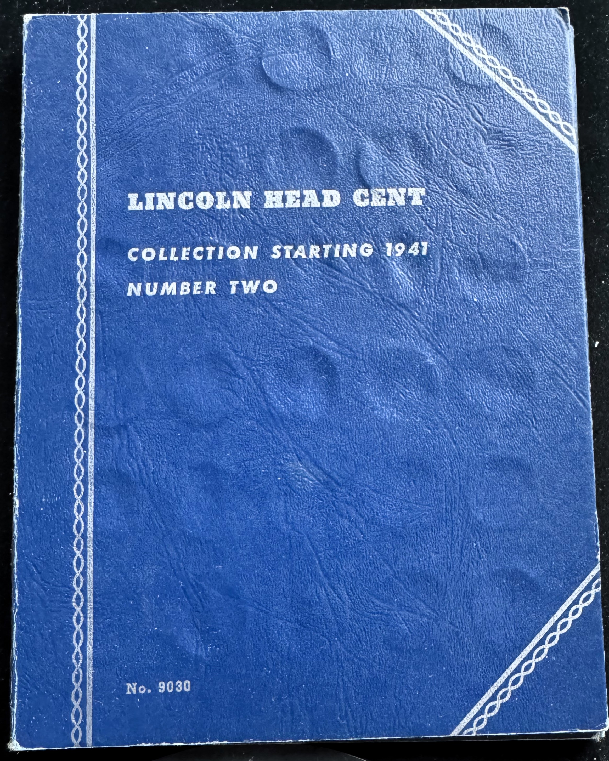 1941- LINCOLN CENT ALMOST COMPLETE COIN COLLECTION BOOK, INCLUDING 3 ...