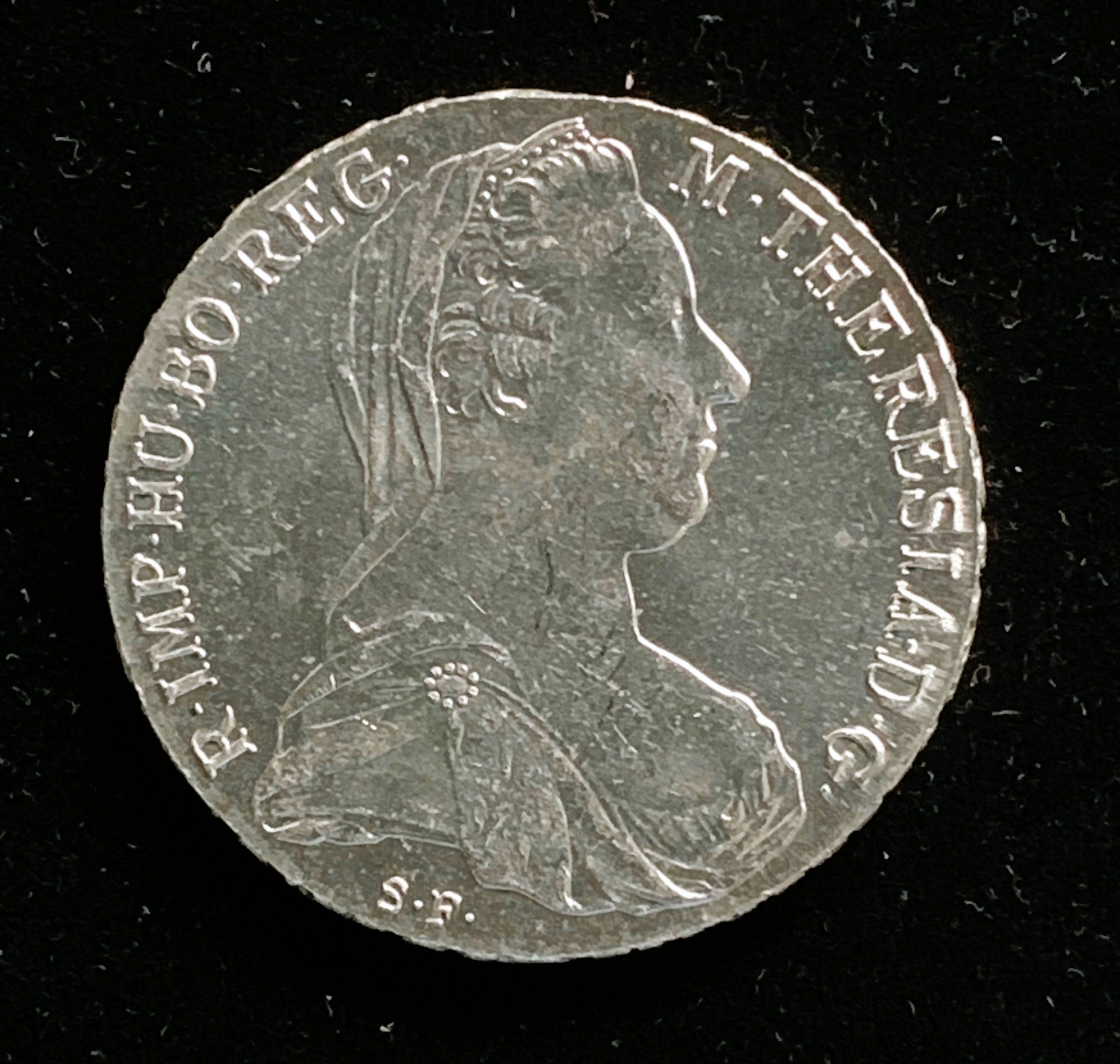 AUSTRIA SILVER 1780-X THALER AU BU REALLY NICE COIN item #6092 ...