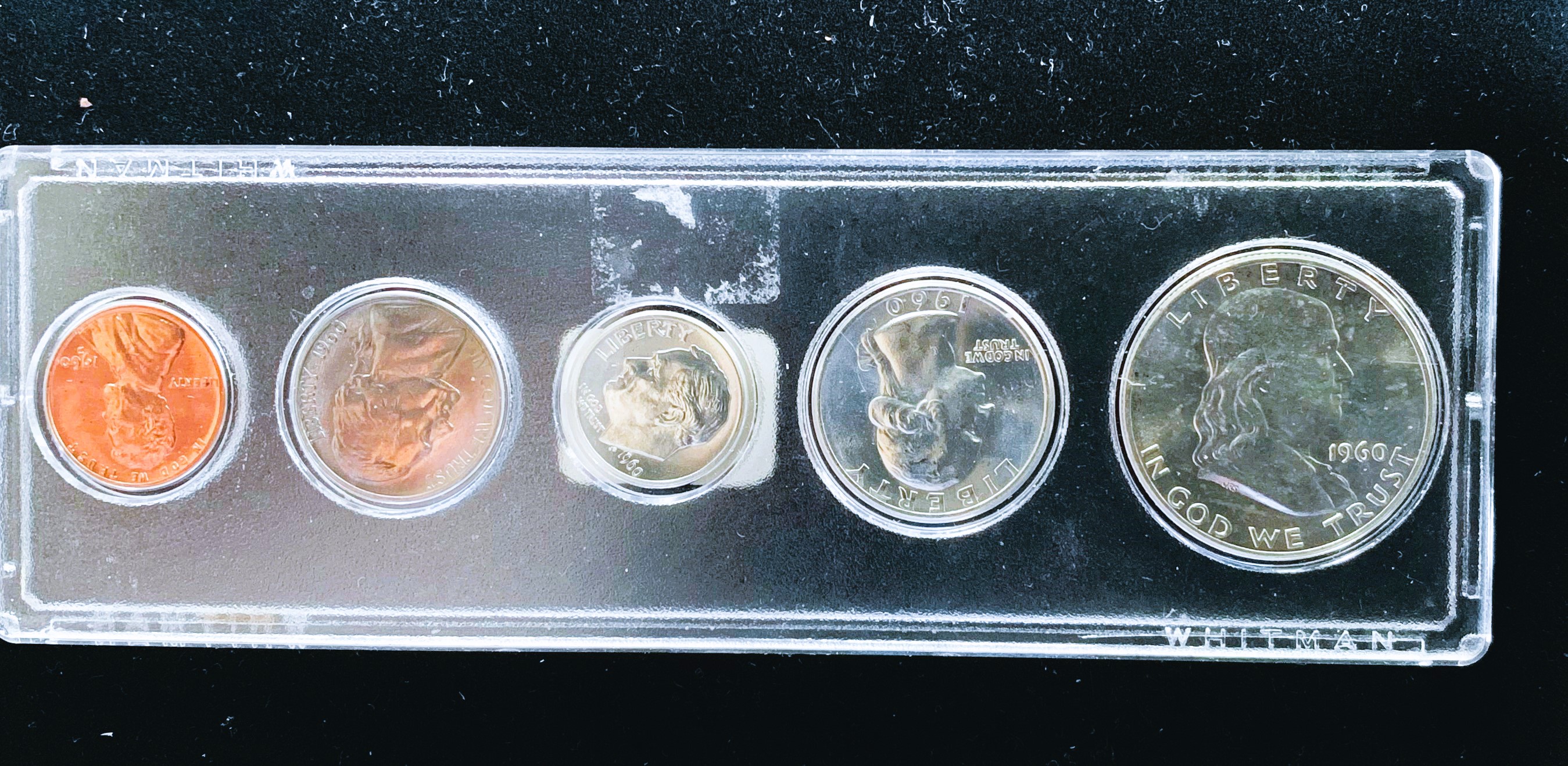 1960 SILVER BRILLIANT UNCIRCULATED 5 COIN SET | Property Room
