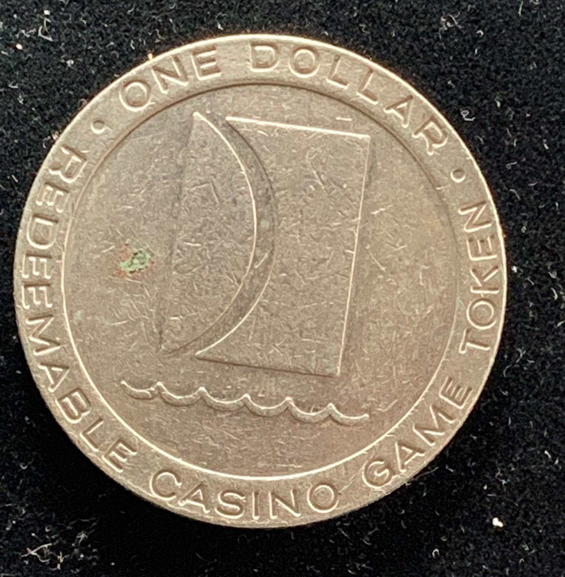 CARNIVAL CRUISE LINE ONE DOLLAR CASINO GAME TOKEN COIN | Property Room