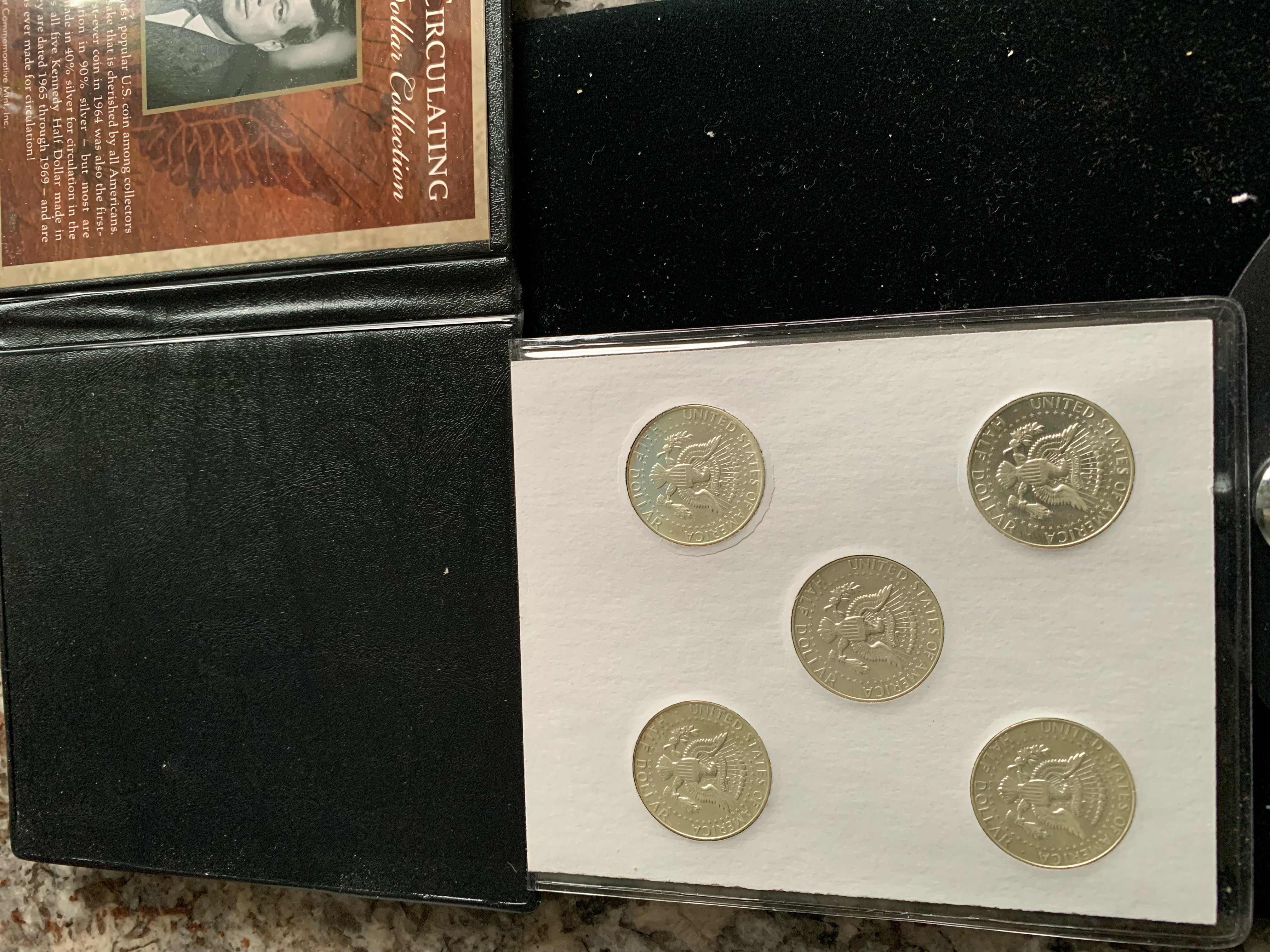 JFK, THE ONLY ALL 40% SILVER COINS EVER MADE FOR CIRCULATION, COMPLETE ...