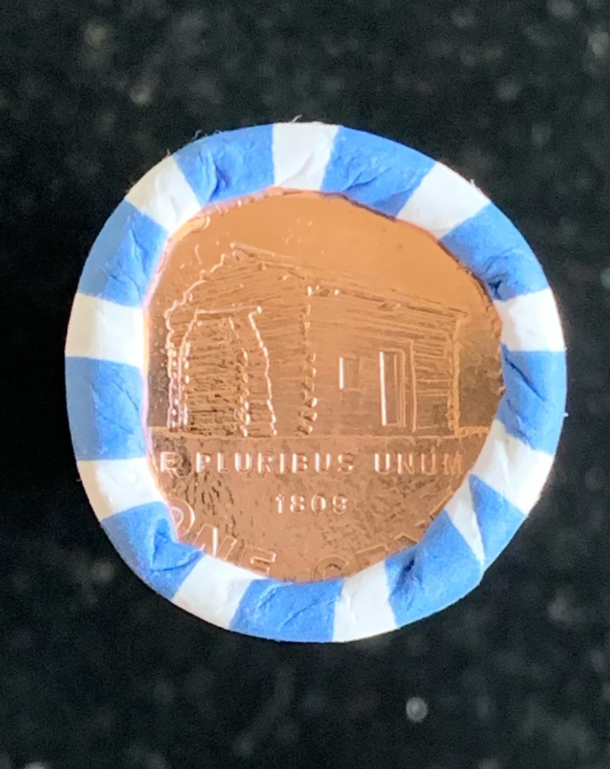 2009 ROLL OF 50 BRILLIANT UNCIRCULATED LINCOLN CENT COINS, BIRTH ...