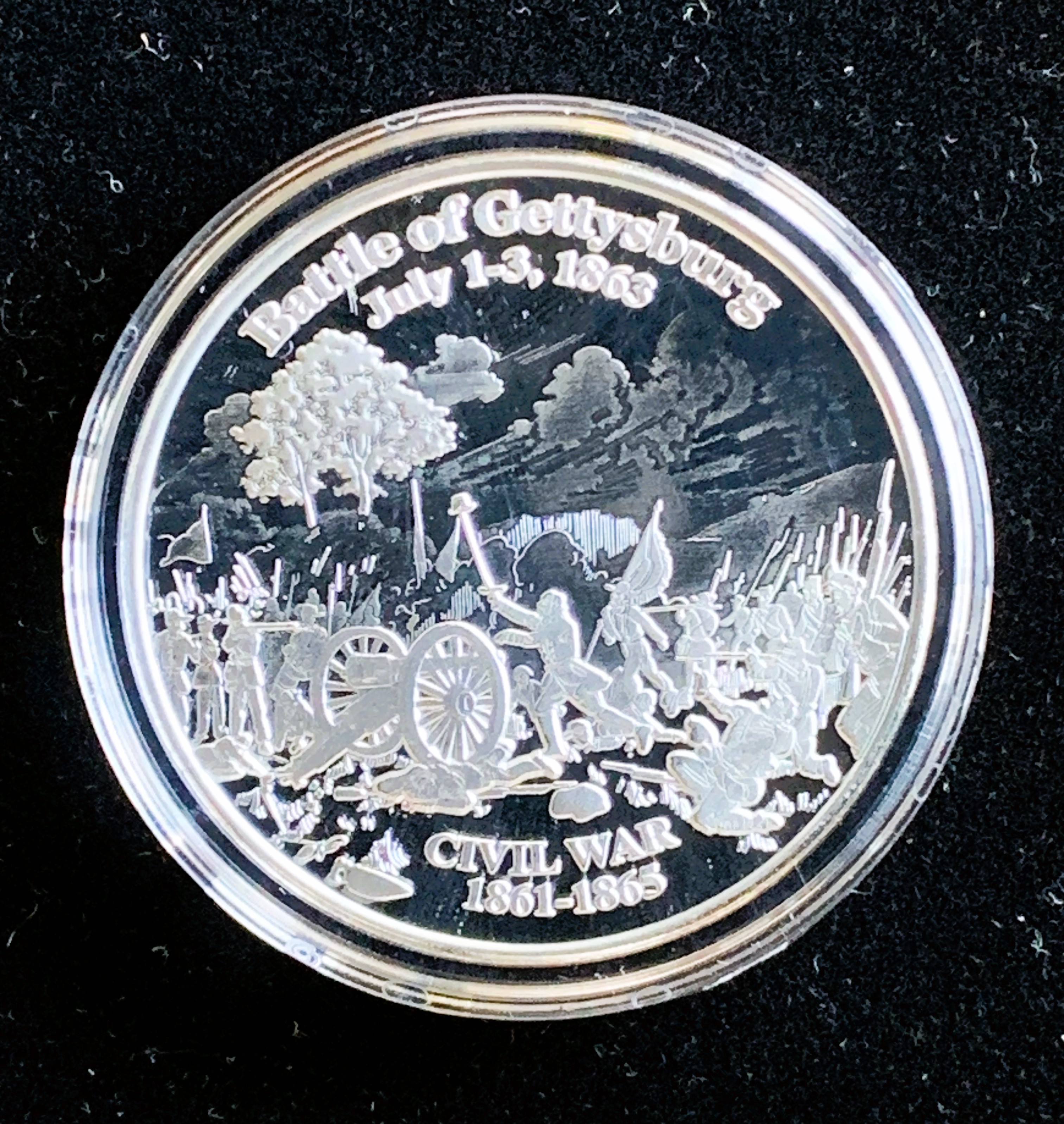 CIVIL WAR COMMORATIVE COMPLETE SET BY HISTORY CHANNEL, 10 BEAUTIFUL ...