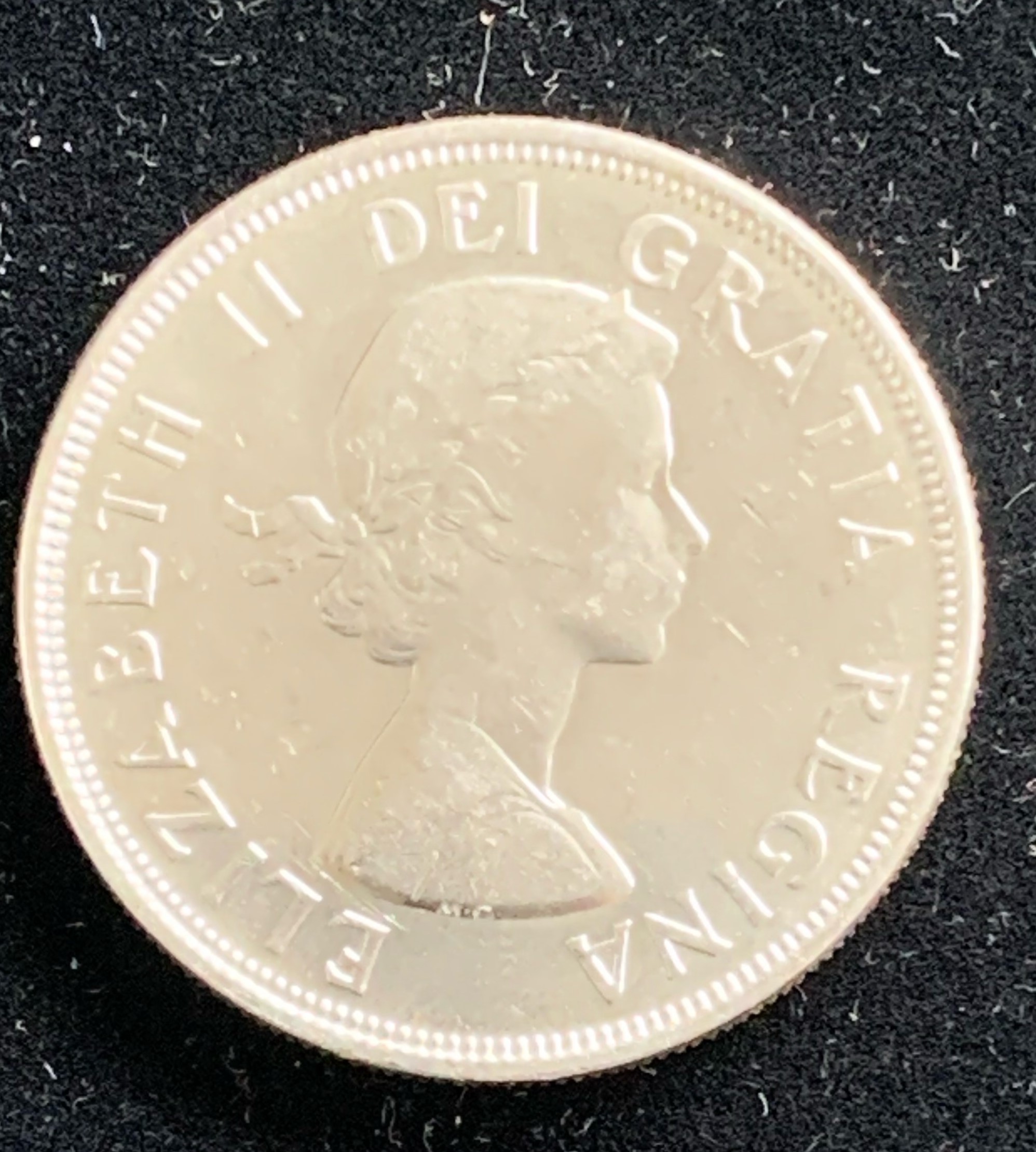 1964 CANADIAN $1 DOLLAR, 80% SILVER COIN CHARLOTTETOWN, UNC | Property Room