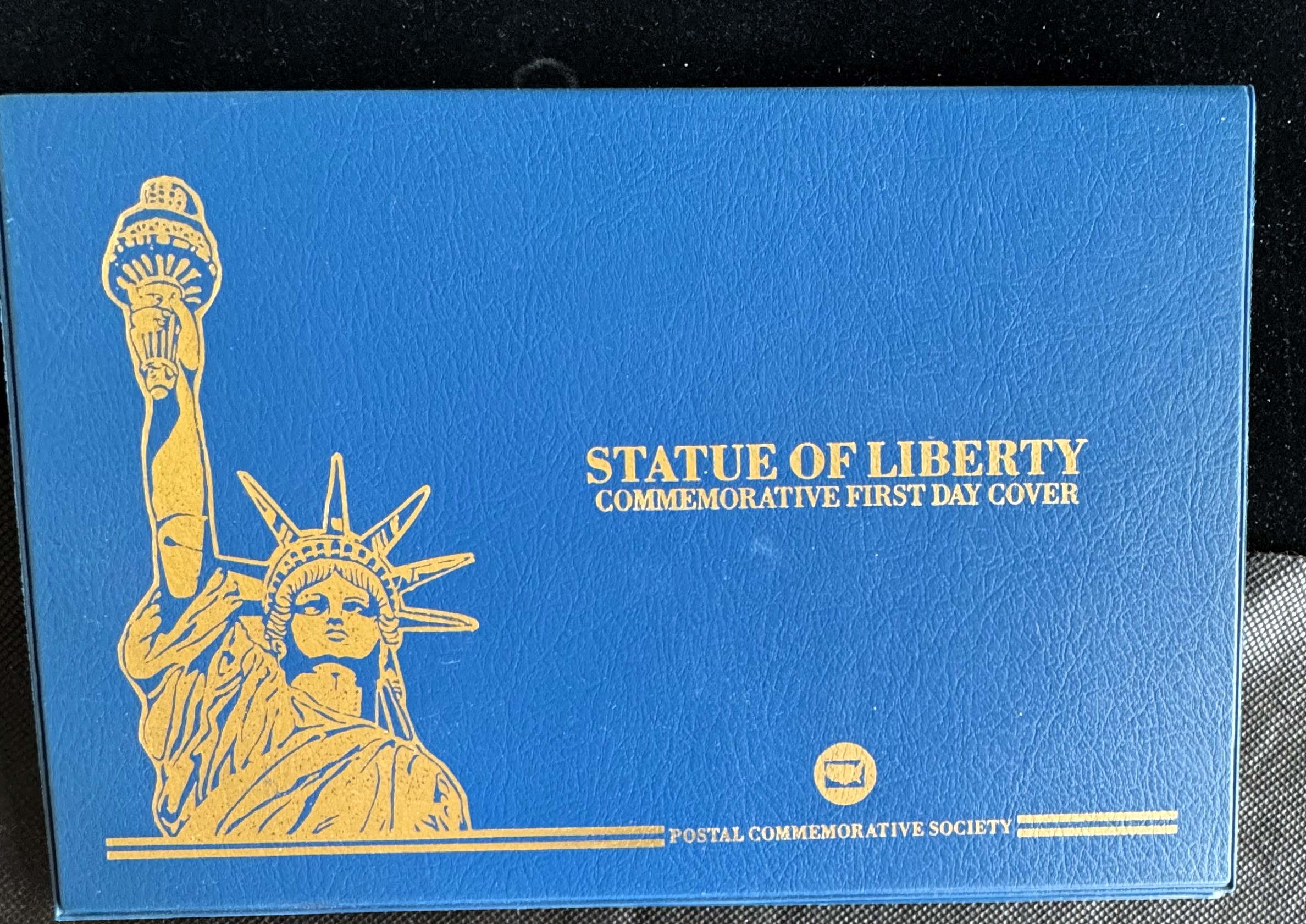 STATUE OF LIBERTY COMMEMORATIVE FIRST DAY COVER, COIN & STAMP ISSUE ...