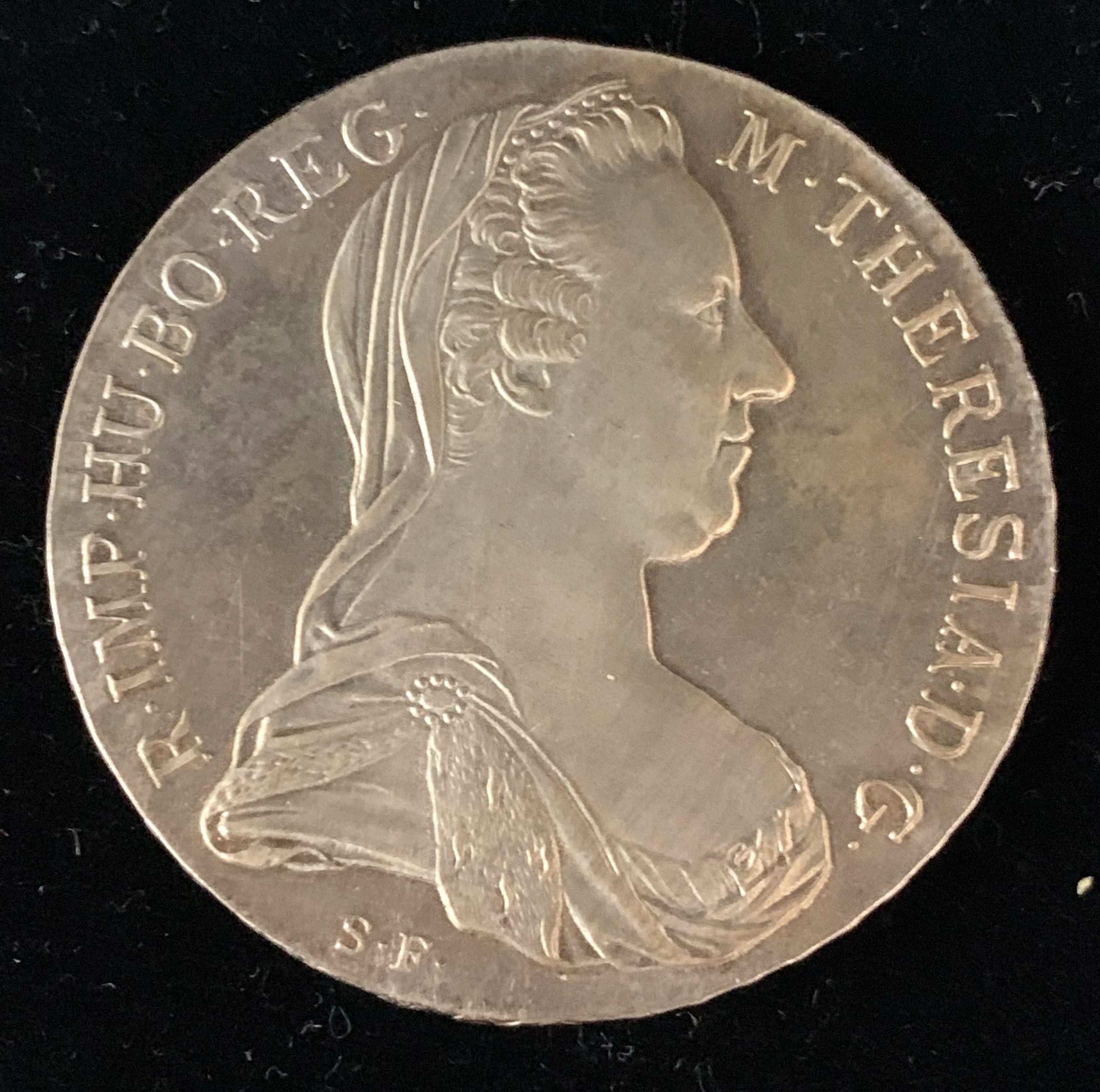 1780 X SILVER AUSTRIA MARIA THERESA THALER SF LARGE HIGH GRADE SILVER ...