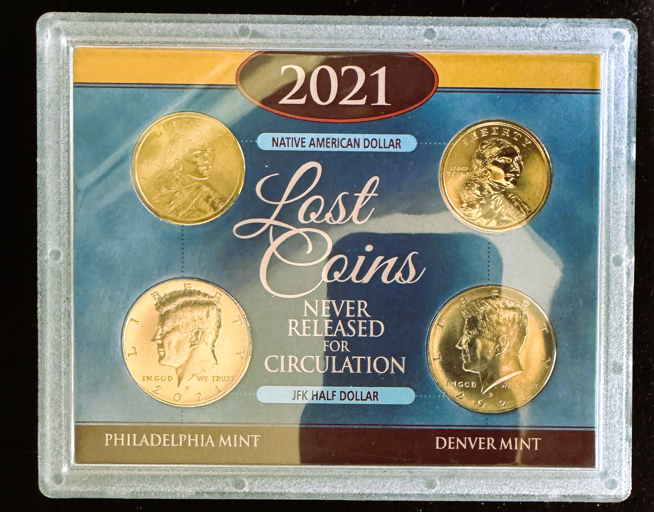2021 NATIVE AMERICAN GOLDEN DOLLARS (LAST COINS NEVER RELEASED FOR ...