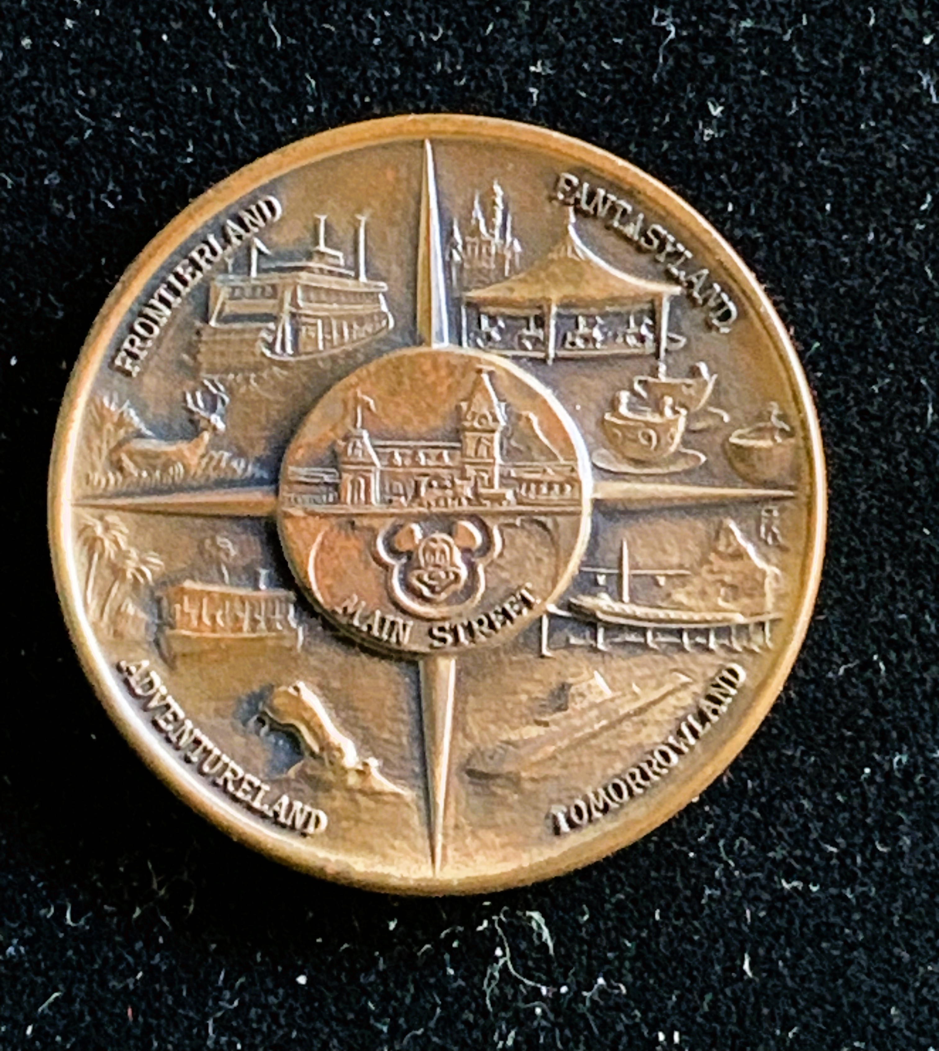 DISNEYLAND BRONZE MEDALLION COIN, NICE | Property Room