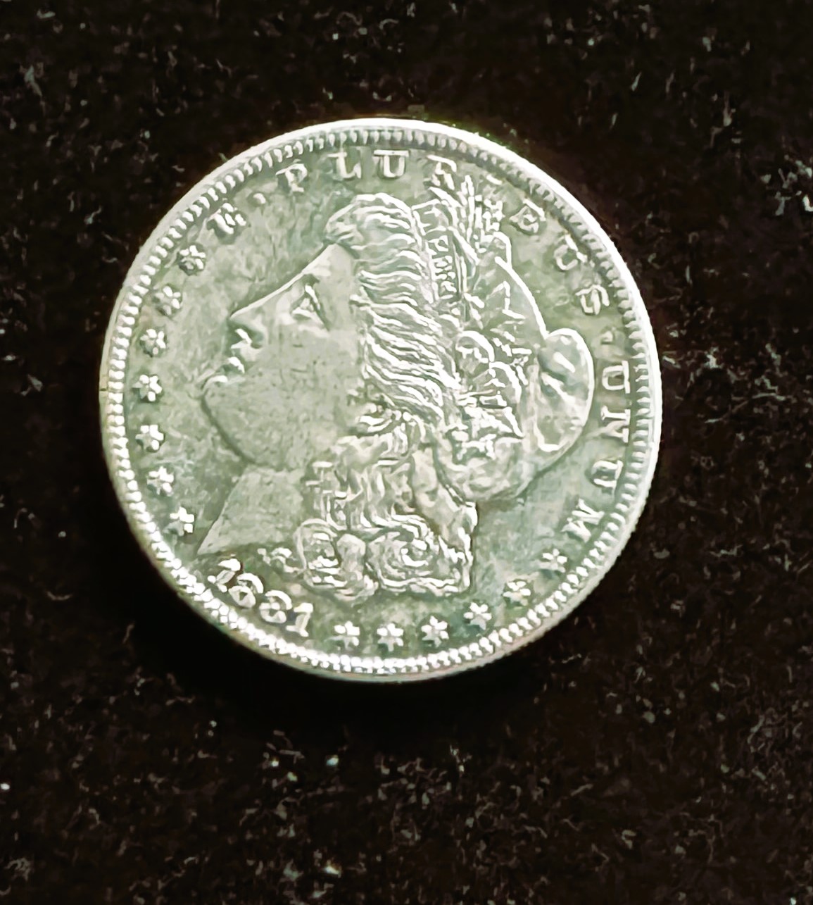 1881-S MORGAN SILVER DOLLAR COIN, BRIGHT SHINY LUSTER BEAUTY | Property ...