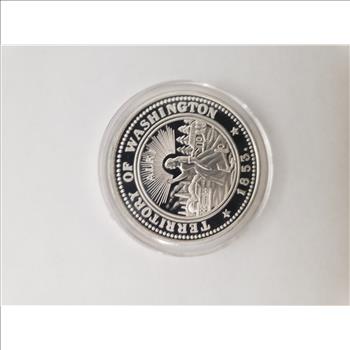 1 OZ SILVER PROOF WA STATE CENTINNIAL COIN | Property Room