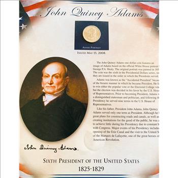 UNITED STATES PRESIDENTIAL POSTAL COMMEMORATIVE SOCIETY $1 DOLLAR COIN ...