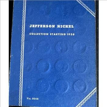 1938- JEFFERSON NICKEL COLLECTION COIN SET IN A WHITMAN BOOK | Property ...