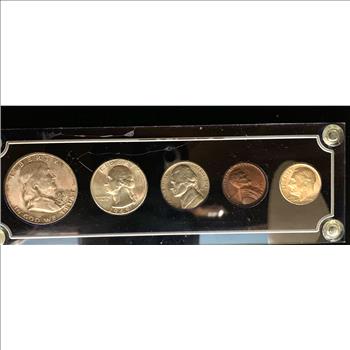 1949 U.S. SET, SILVER HALF, QUARTER, & DIME, TONED CENT | Property Room