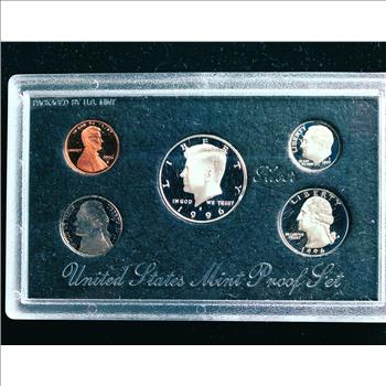 1996-S SILVER US MINT PROOF COIN SET, IN ORIGINAL MINT CASE, PKG, WITH ...