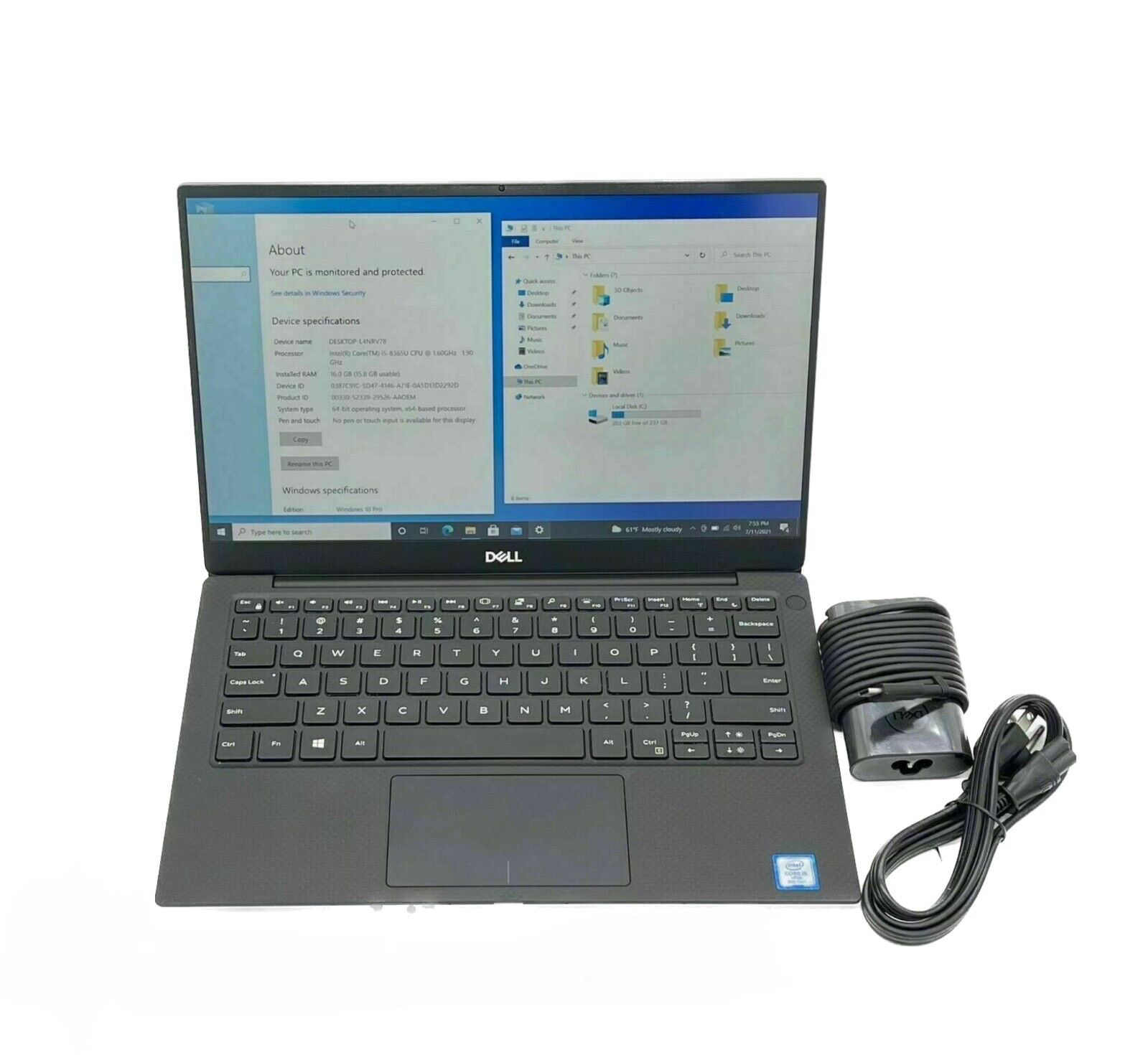 Dell XPS 9380 FHD - 16GB RAM - 265GB SSD | Property Room
