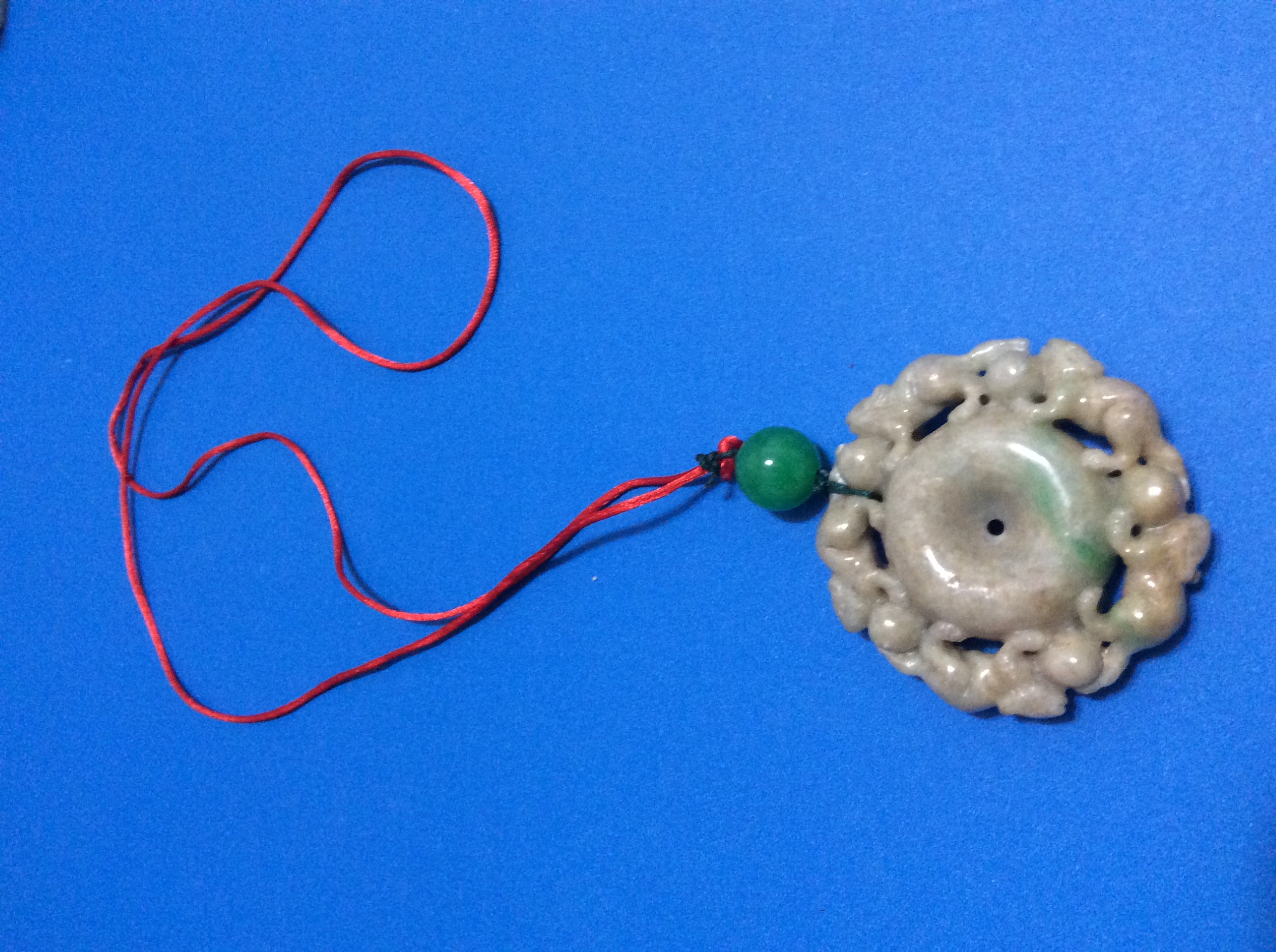 Natural brown Jadeite pendant necklace | Property Room