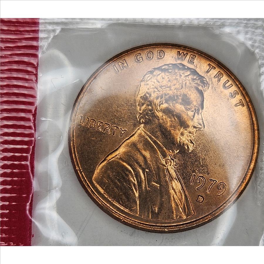 1979 d Lincoln Memorial Mint Cent- USA Coin | Property Room