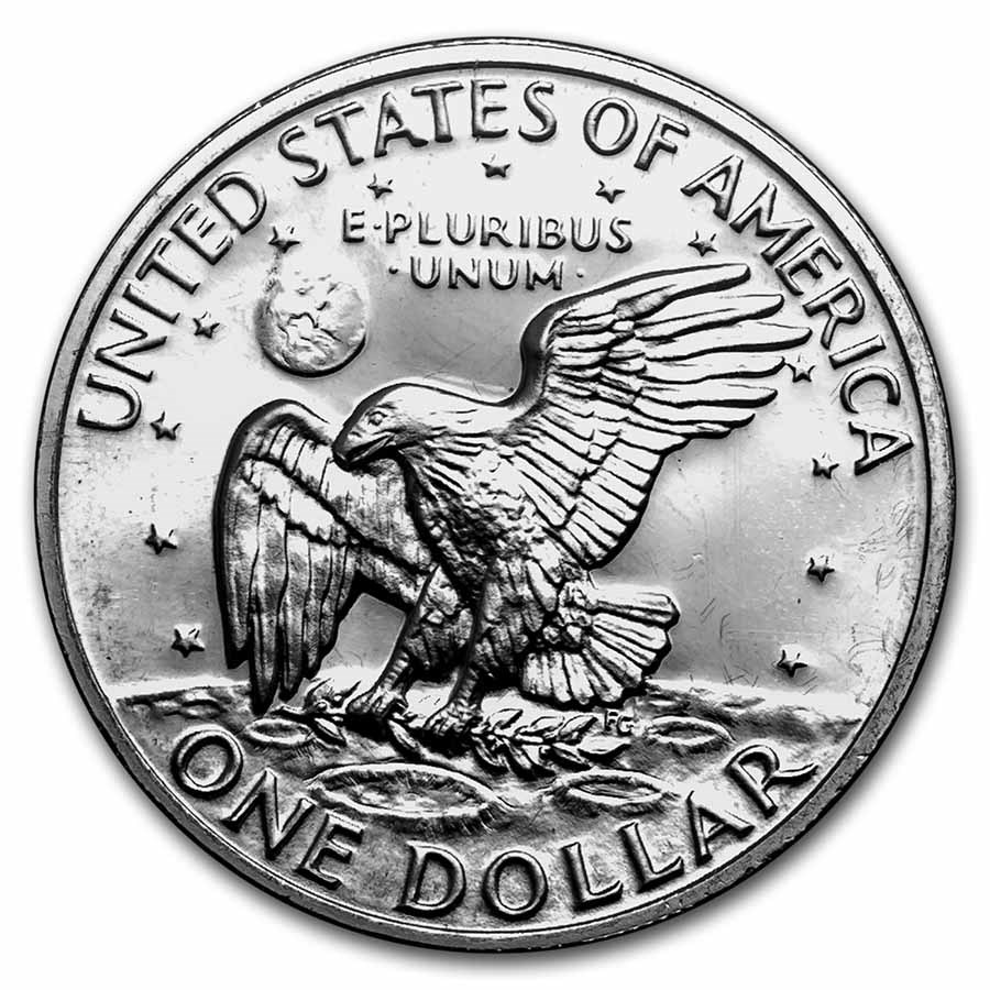1971 S Proof IKE PEG LEG Variety - USA Dollar Coin | Property Room