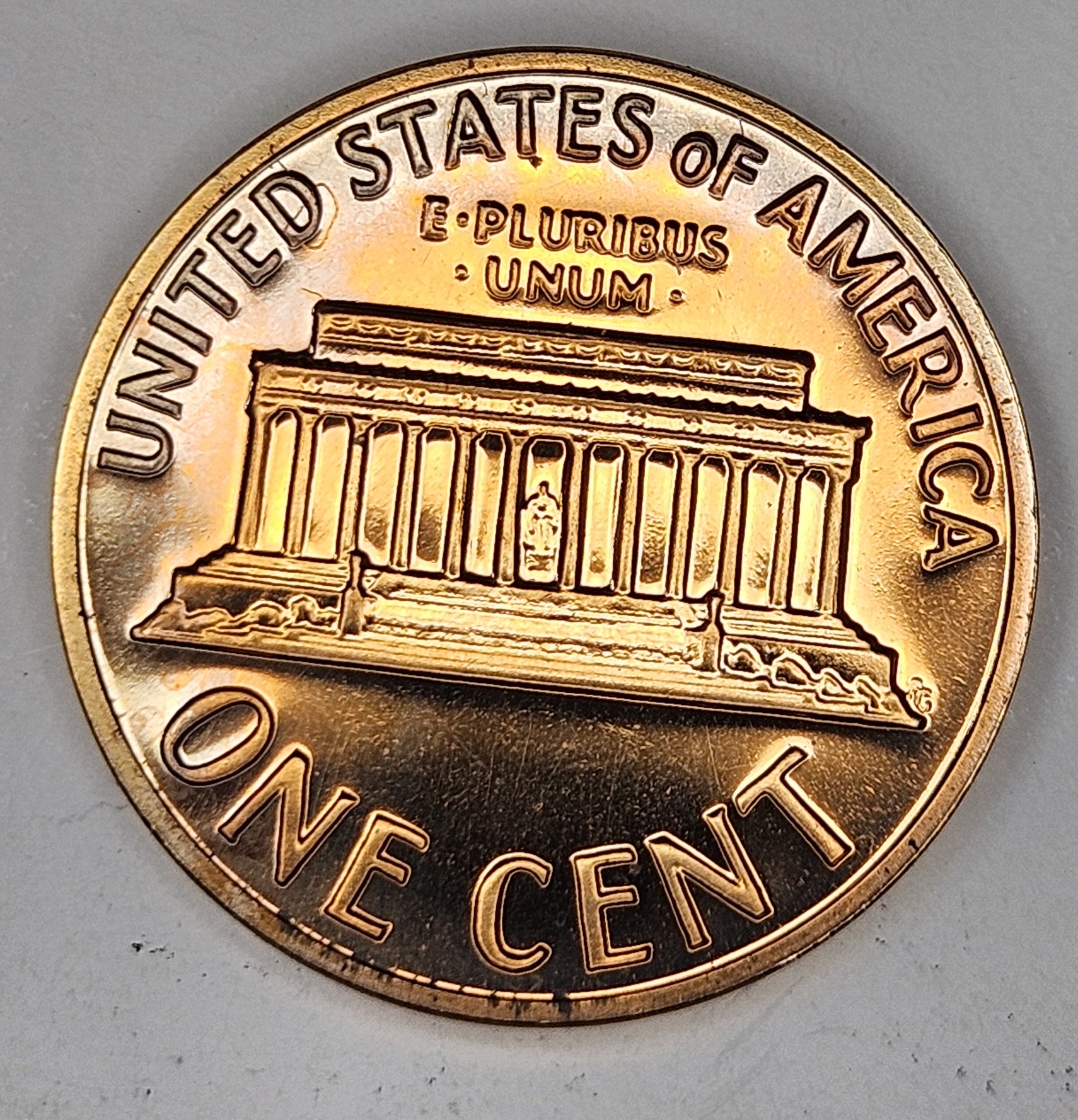 1969 s Lincoln Memorial Proof Cent-USA Coin | Property Room