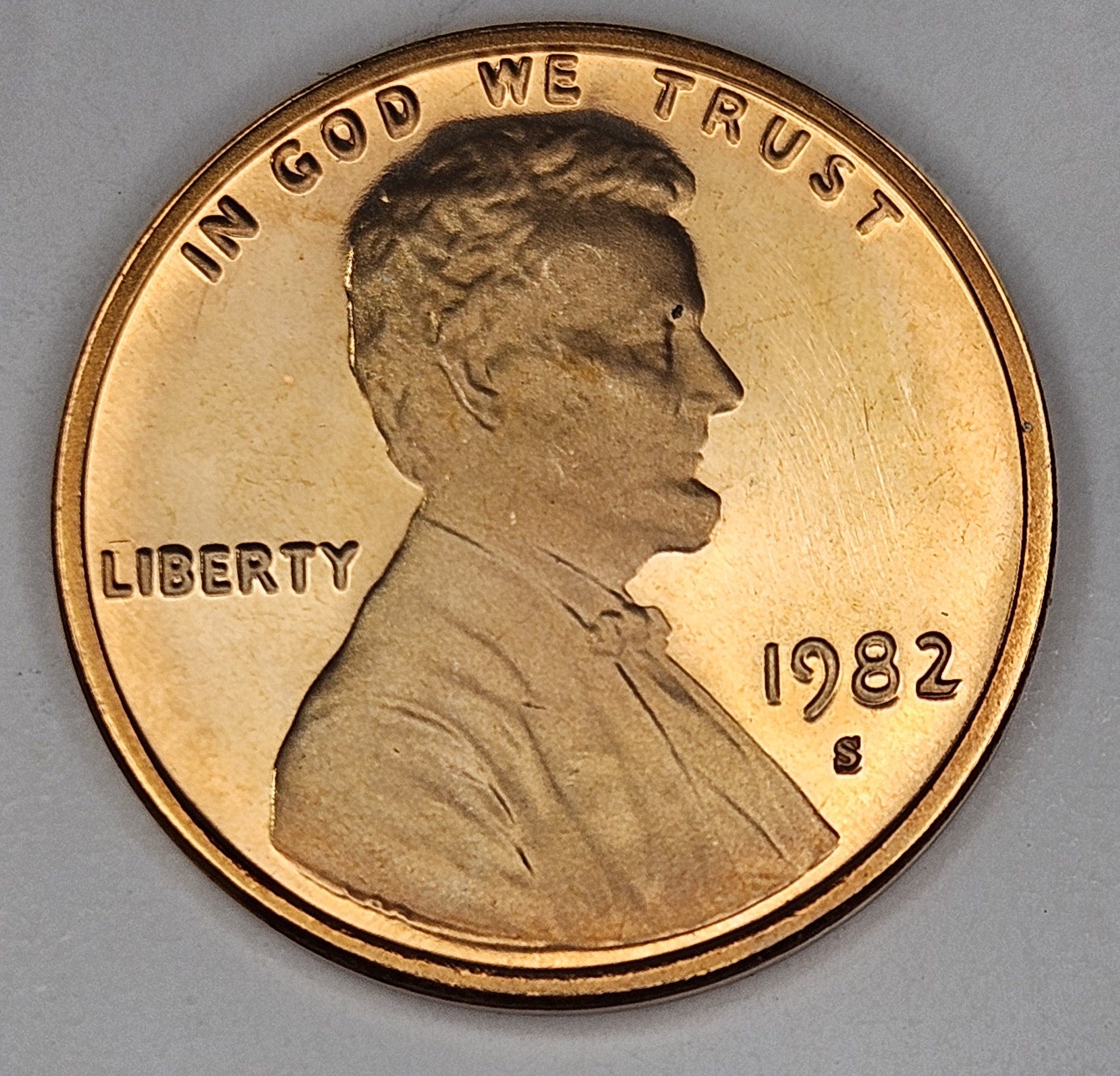 1982 s Lincoln Memorial Proof Cent- USA Coin | Property Room