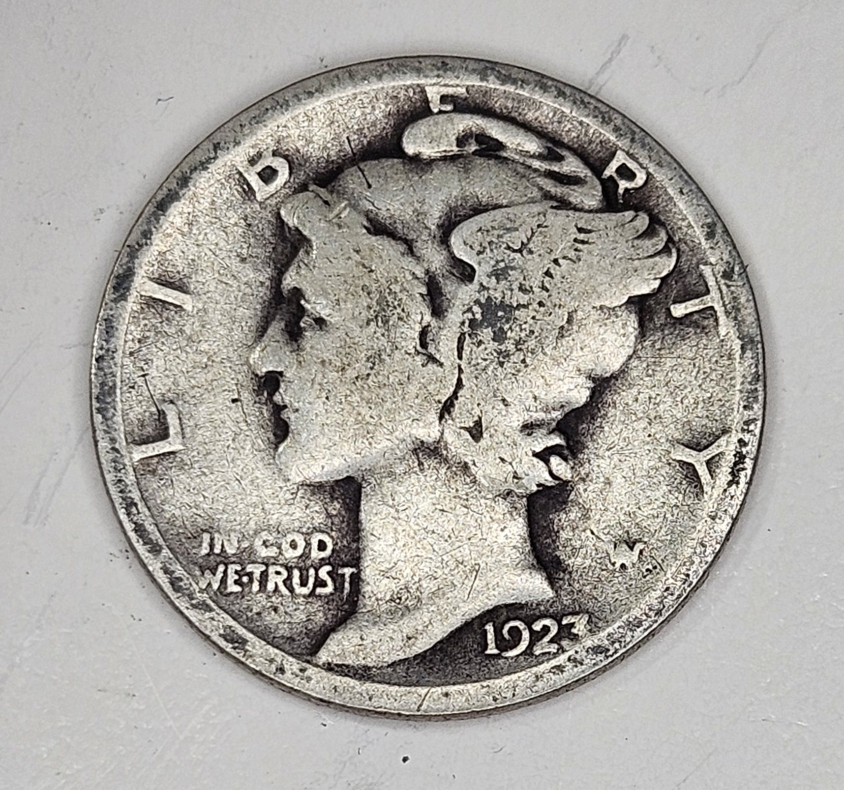 1923 Mercury Dime 90% Silver- USA Coins | Property Room