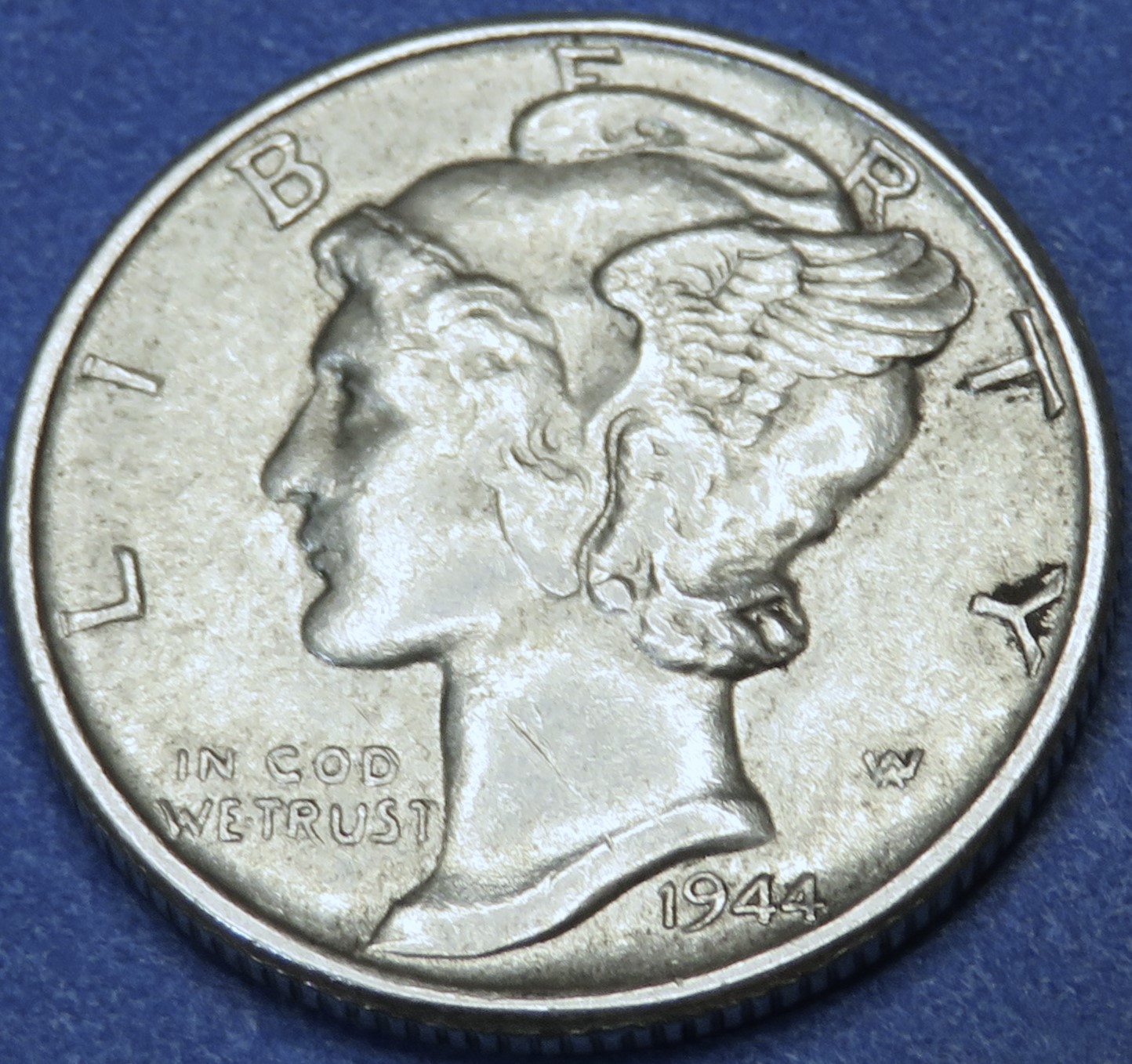 1944 AU Plus Mercury Dime | Property Room