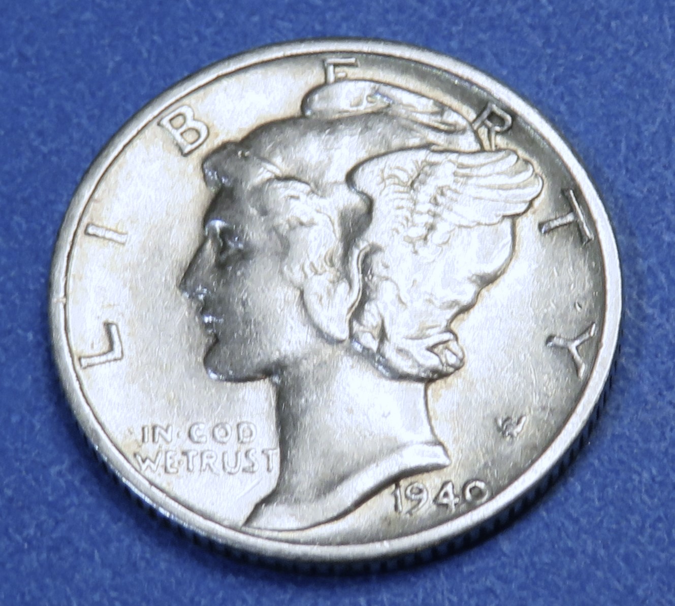 1940 D AU Grade Mercury Dime | Property Room