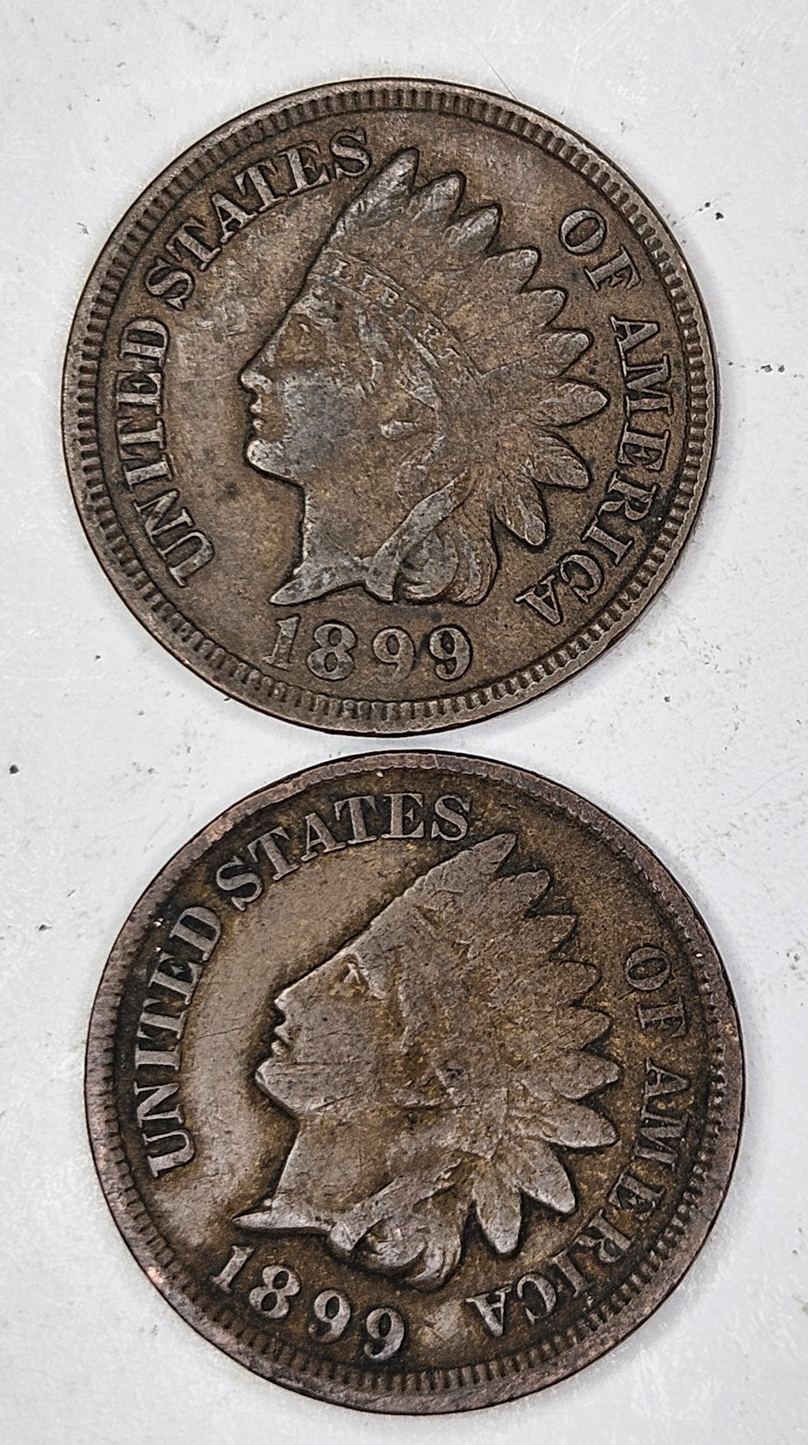 1899, 1899 Indian Head Cents- USA Coins | Property Room