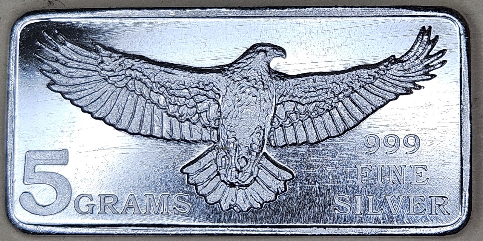 5 Gram Eagle Design Silver Bar | Property Room