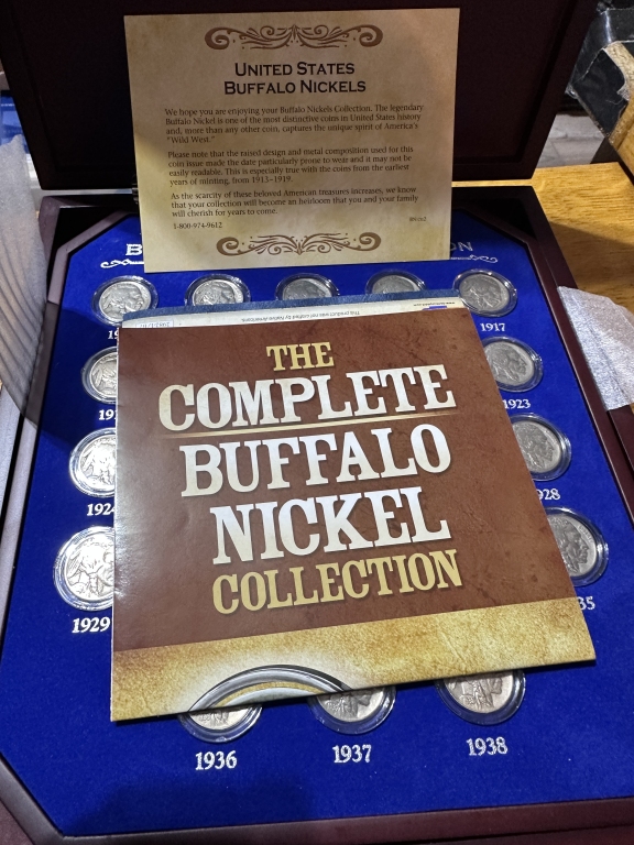 Complete Buffalo Nickel Set - All Dates - In Fancy Buffalo Iconic ...