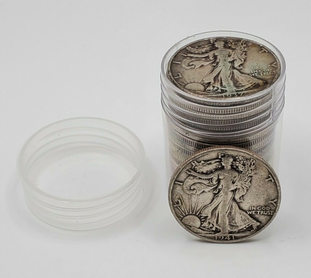 (20) Random Date Walking Liberty Half Dollars- 90% Silver Coins ...
