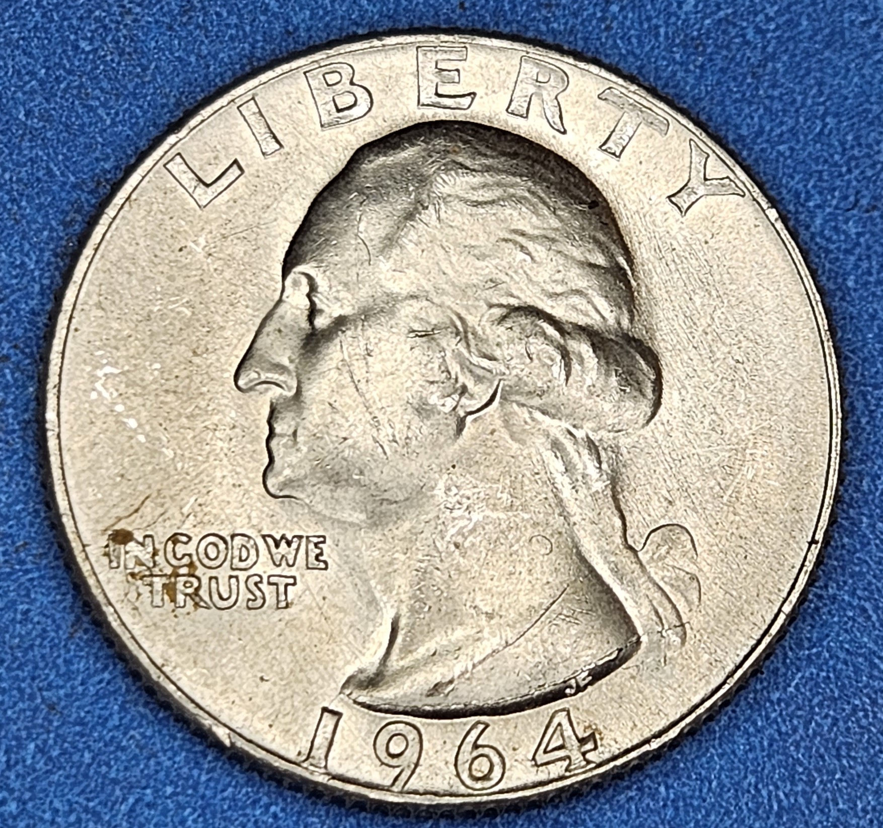 1964 D - Washington Quarter - 90% Silver | Property Room
