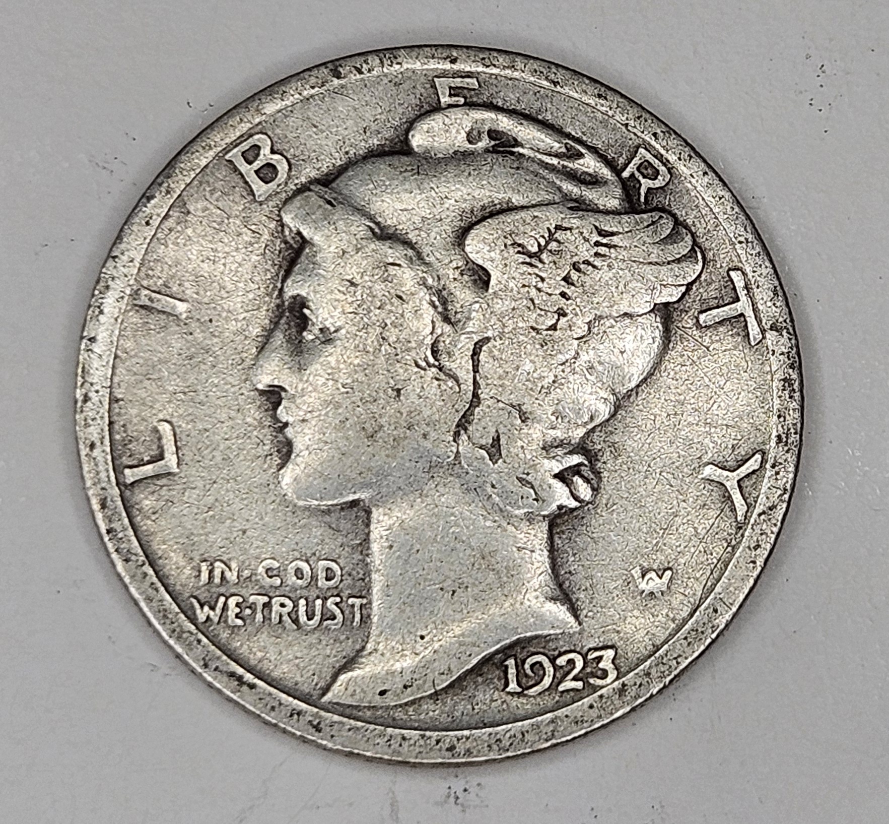 1923 Mercury Dime 90% Silver- USA Coins | Property Room