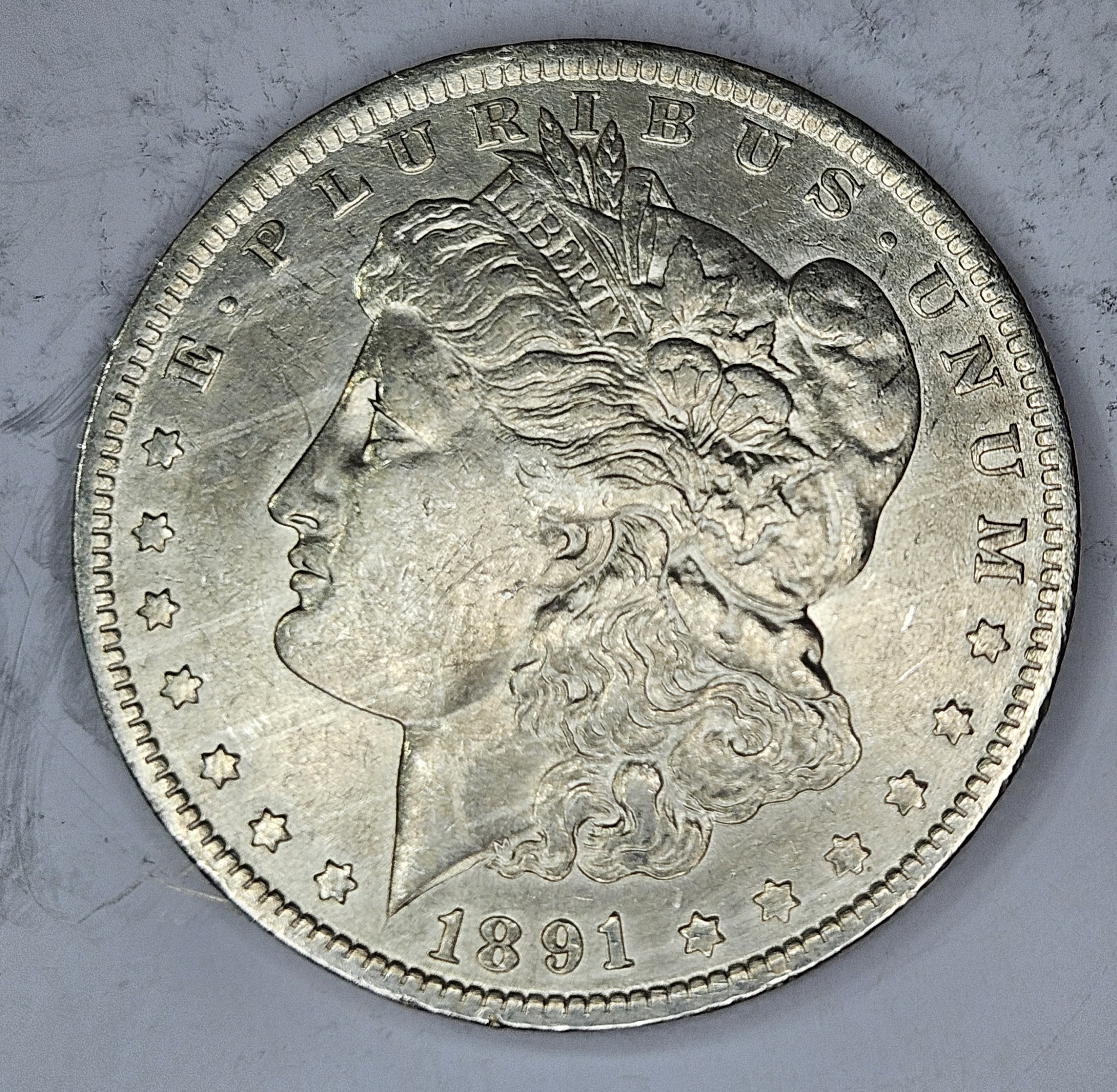 1891 "O" New Orleans Mint US Morgan Silver Dollar -90% Silver Coin ...