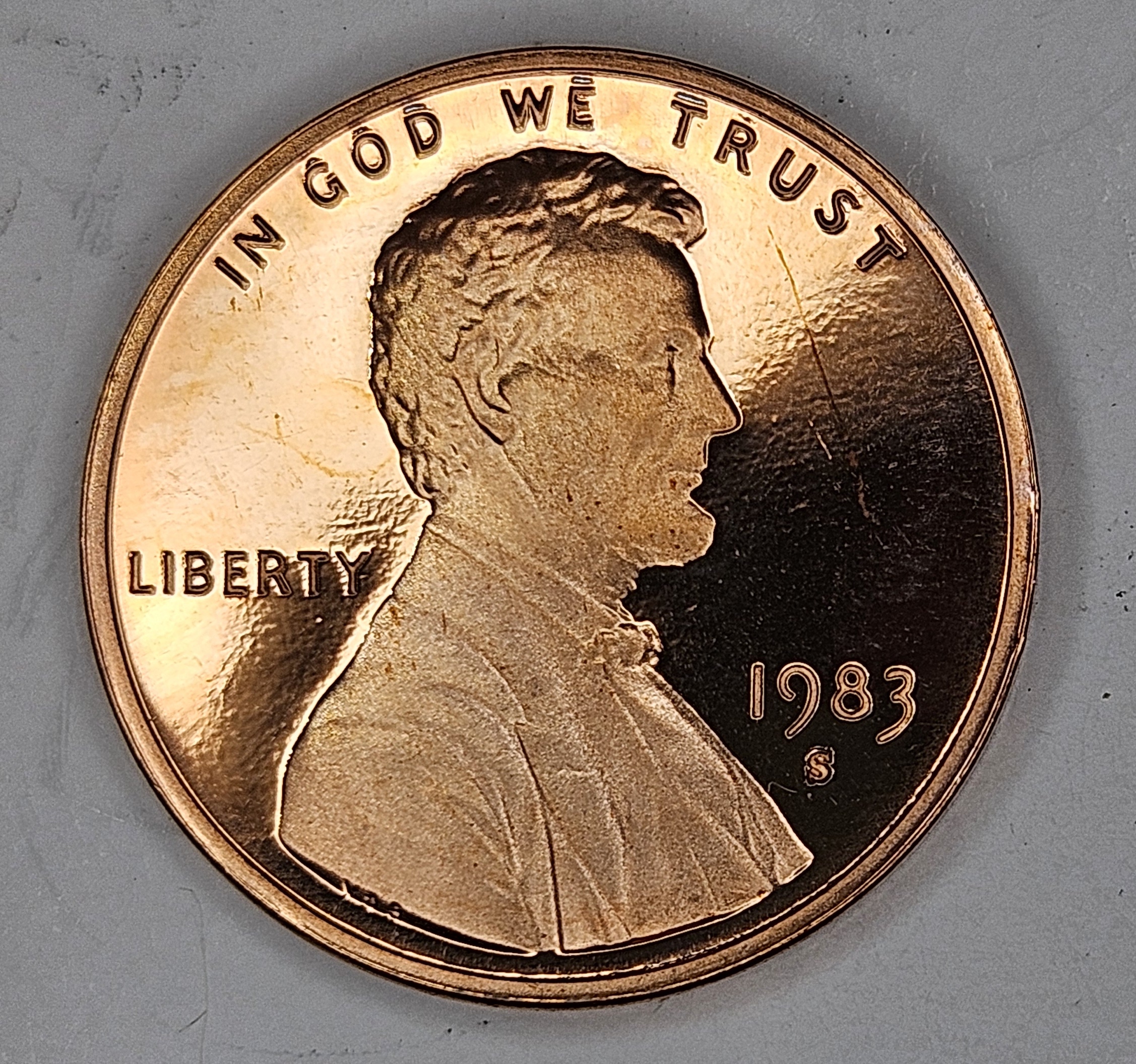 1983 s Lincoln Memorial Proof Cent-USA Coin | Property Room