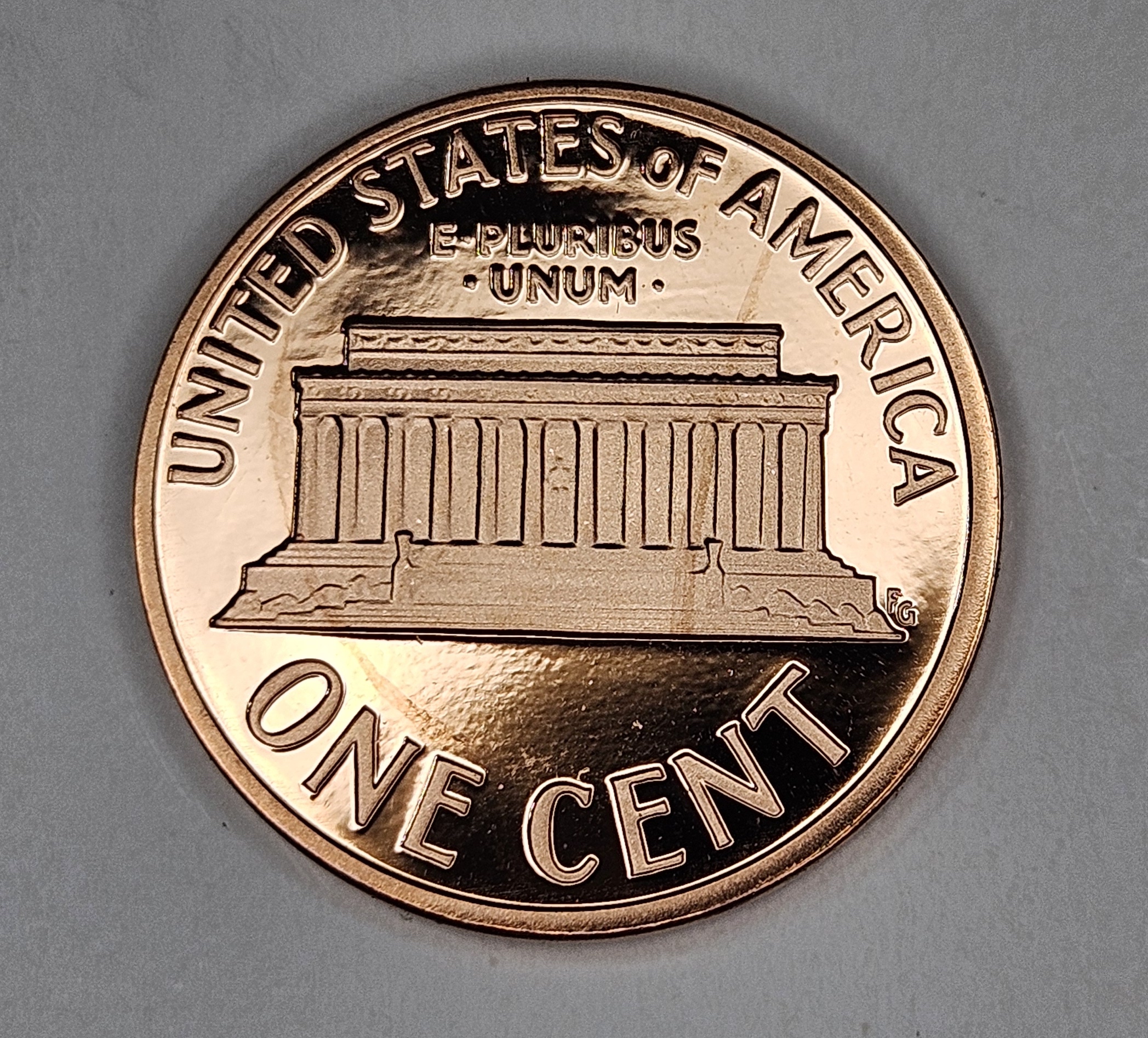 1995 s Lincoln Memorial Proof Cent-USA Coin | Property Room