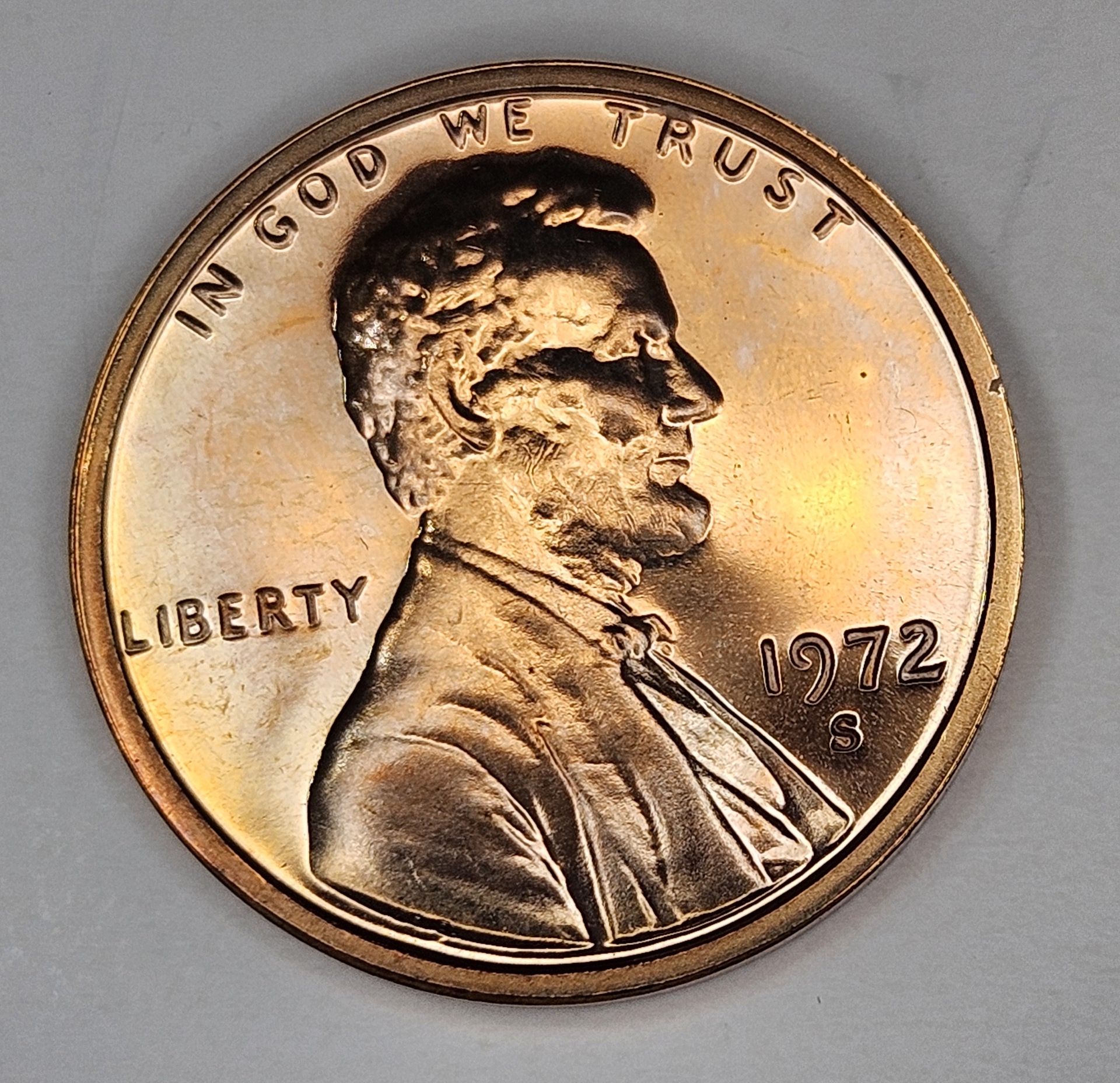 1972 s Lincoln Memorial Proof Cent-USA Coin | Property Room