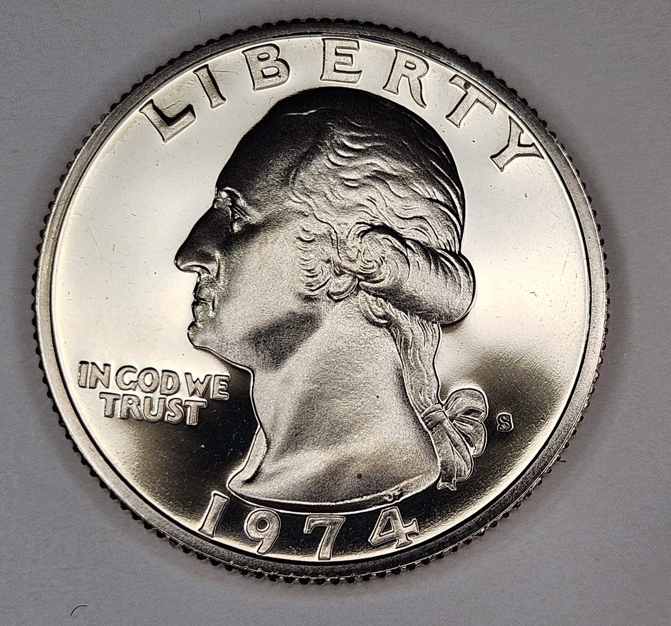 1974 s Washington Proof Quarter- USA Coin | Property Room