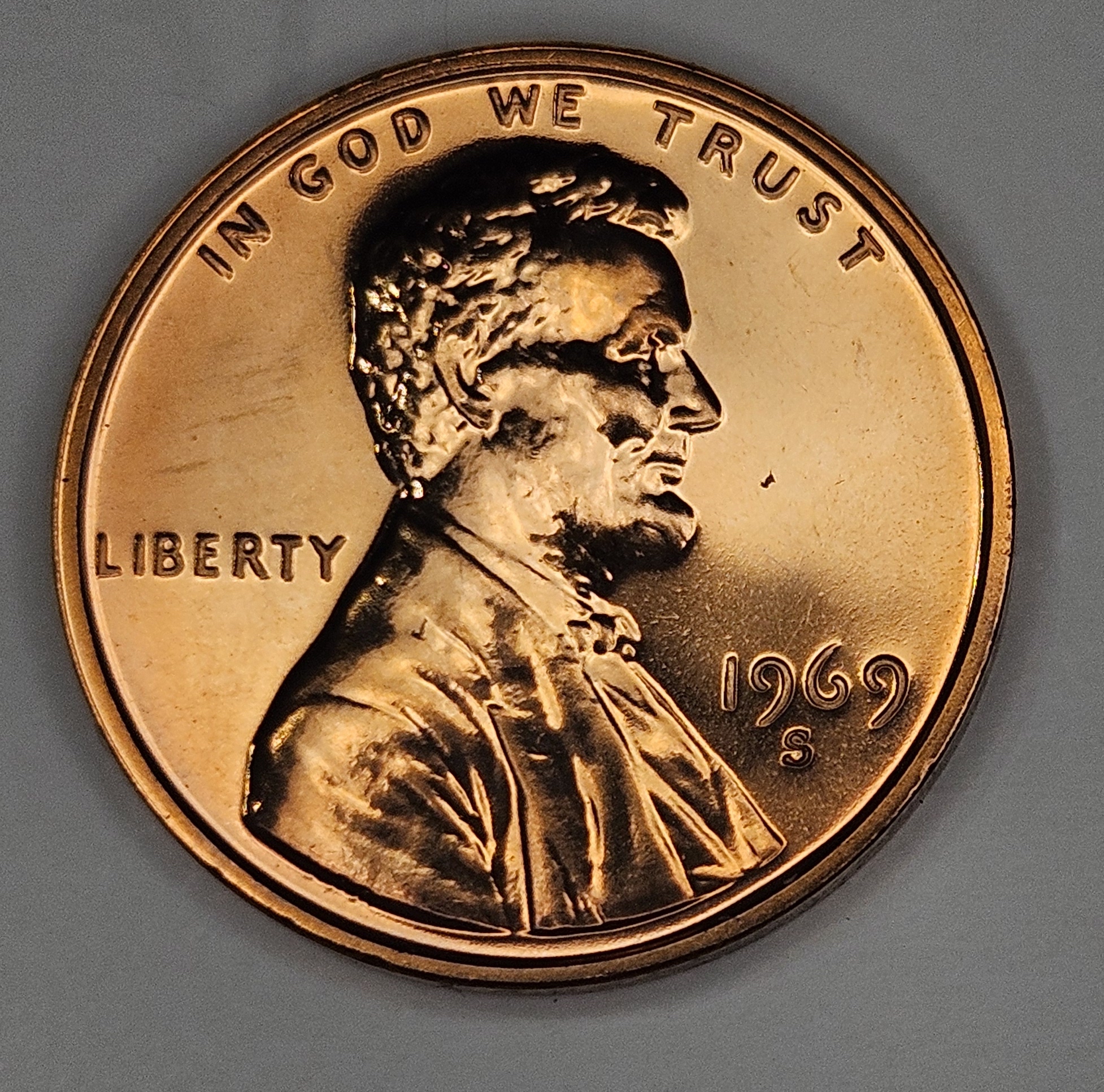 1969 s Lincoln Memorial Proof Cent-USA Coin | Property Room