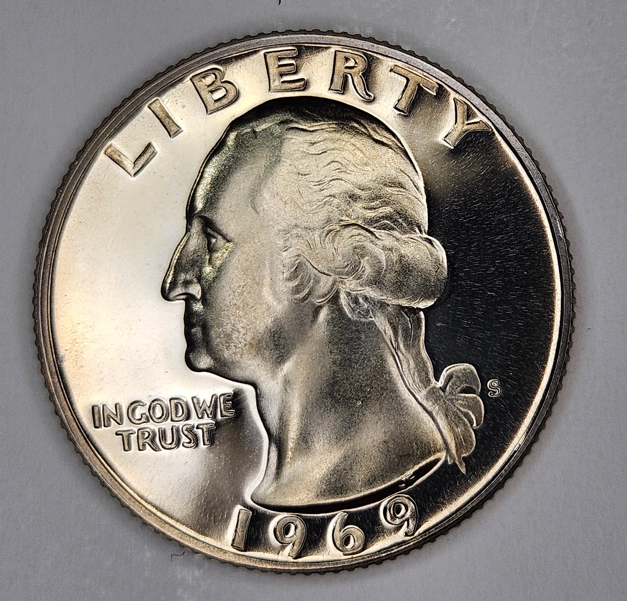1969 s Washington Proof Quarter- USA Coin | Property Room