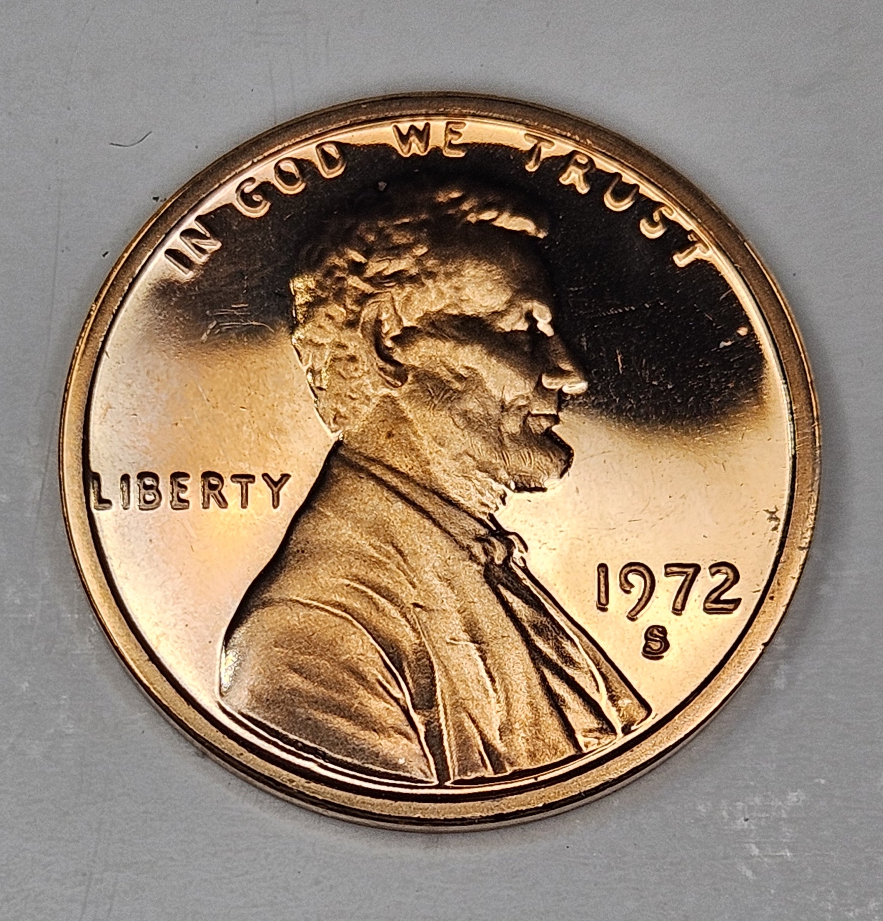 1972 s Lincoln Memorial Proof Cent-USA Coin | Property Room